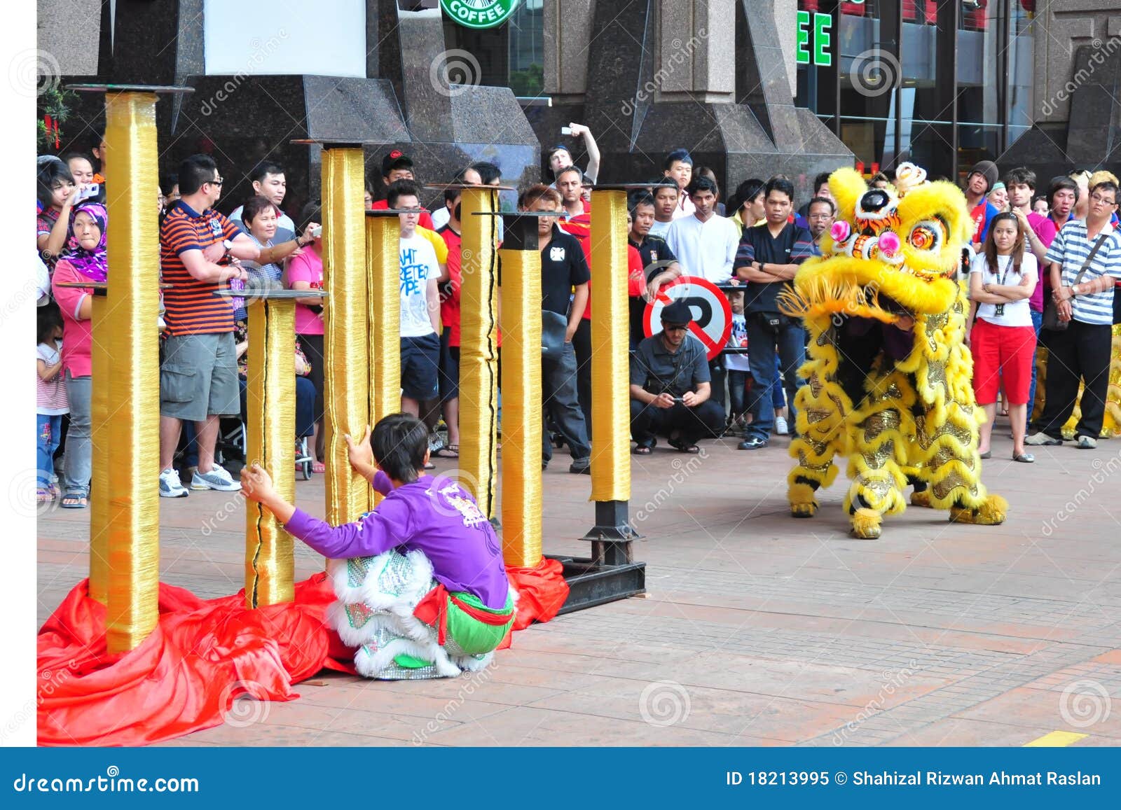 Lion Dance Performance editorial image. Image of celebration - 18213995