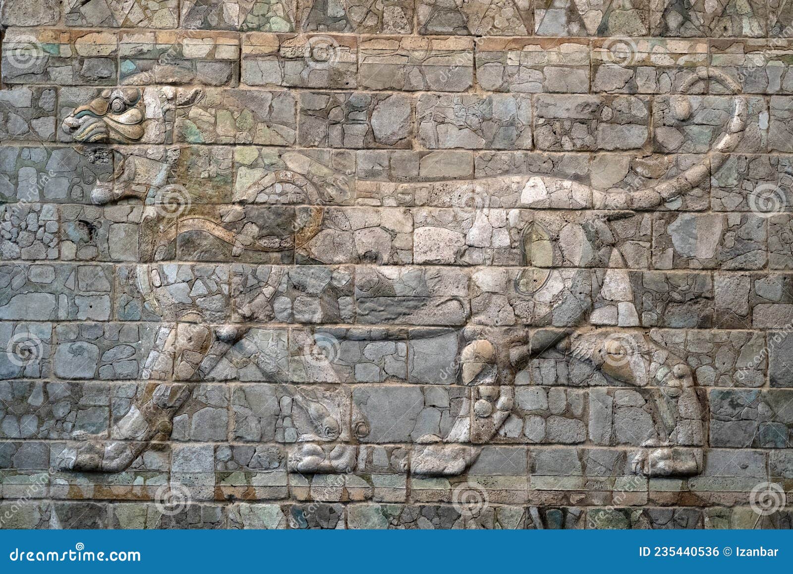 Lion Darius Roi De Perse Palais Bas Relief Photo éditorial - Image du ...