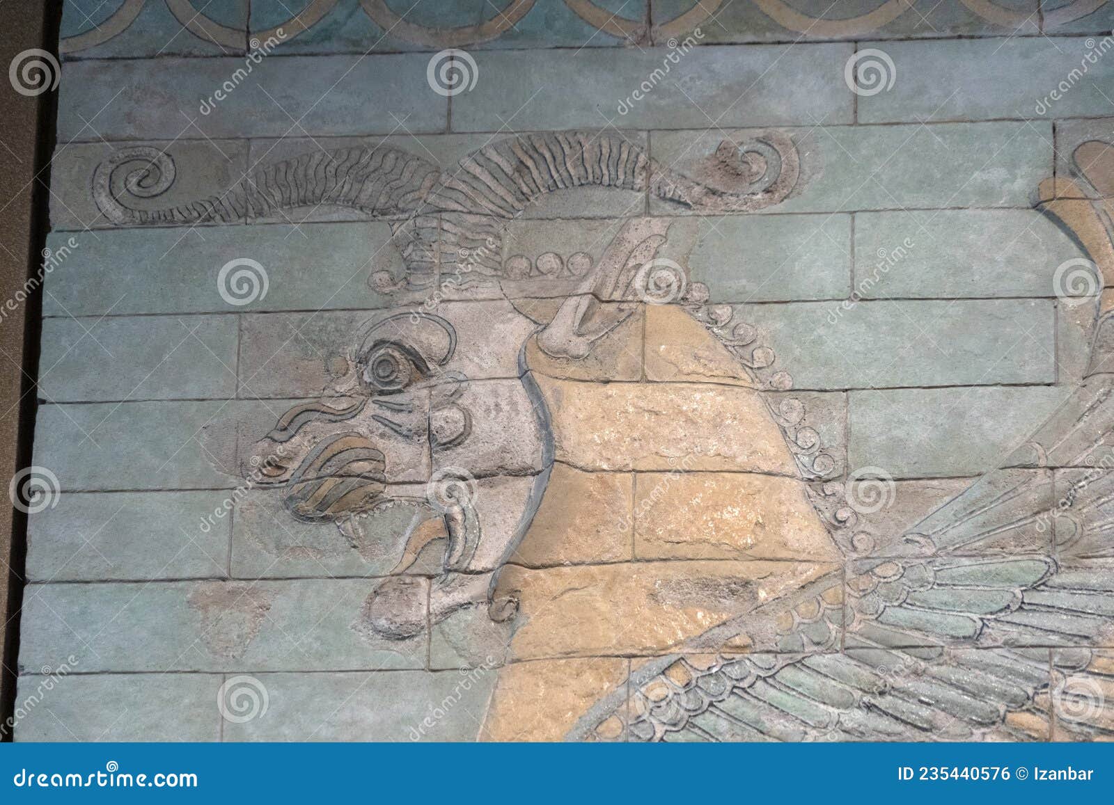 Lion Darius Roi De Perse Palais Bas Relief Photo éditorial - Image du ...