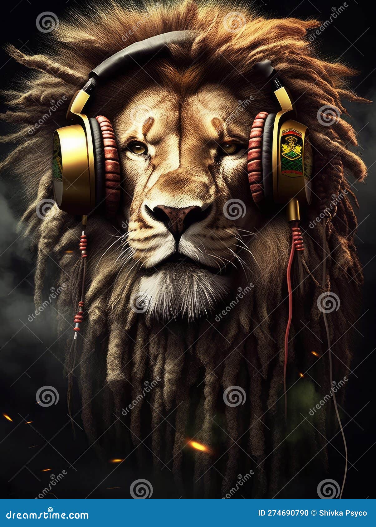 Lion With Dreads Wallpaper
