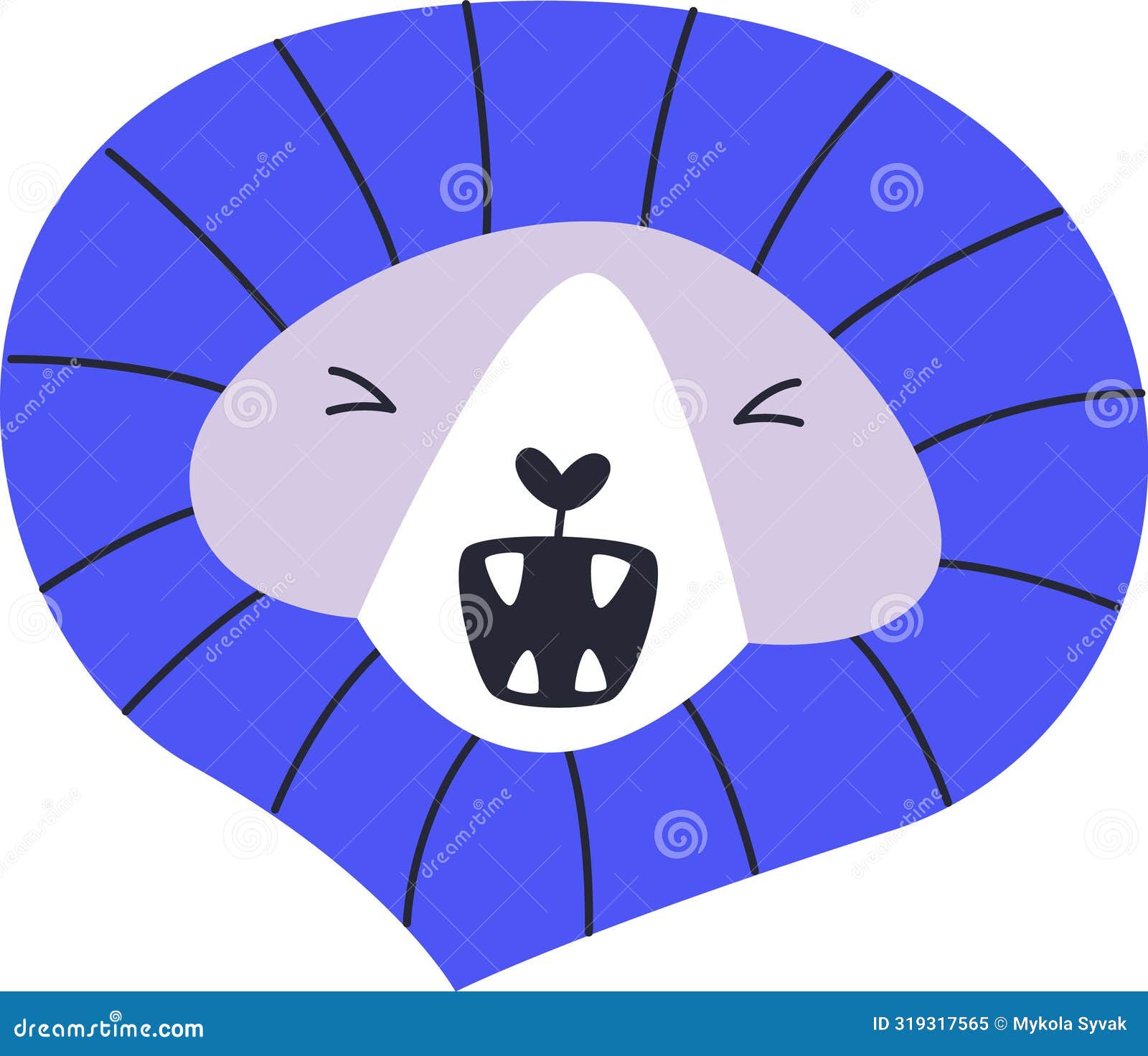 Lion Screaming Banner. Generate Ai Royalty-Free Stock Photography ...