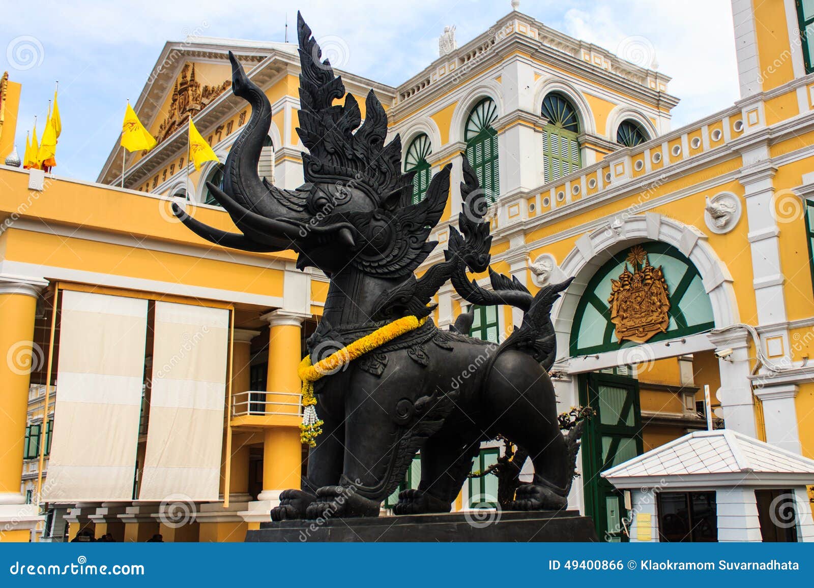 Lion Half Elephant Statue Stock Photography | CartoonDealer.com #52452956