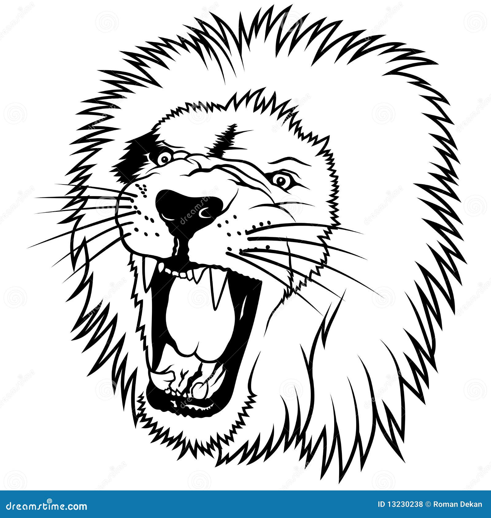 Lion Teeth Vector