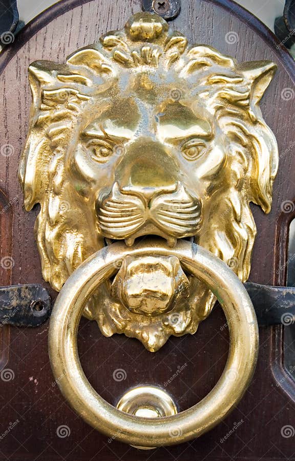 Lion Head stock photo. Image of entrance, knock, enter - 2970196