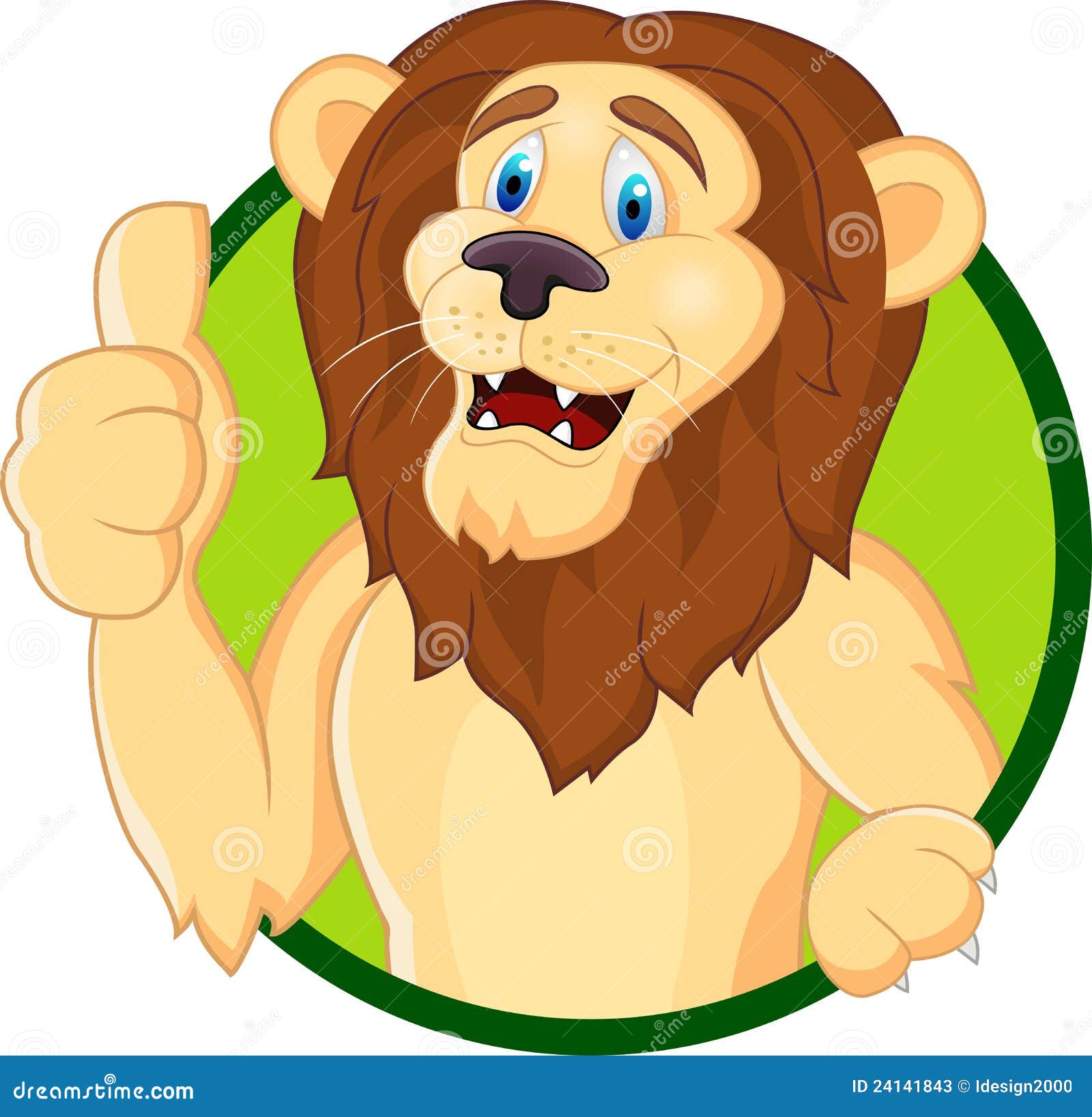 Lion head cartoon stock illustration. Illustration of african - 24141843
