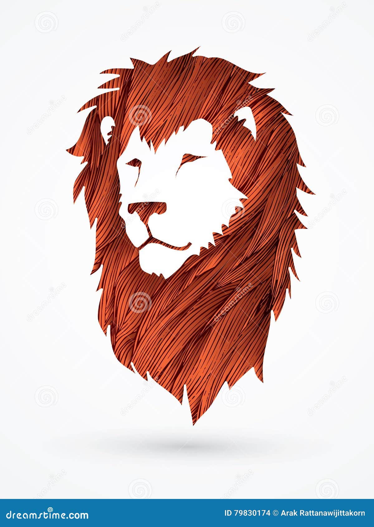 Lion Head stock vector. Illustration of energy, emblem - 79830174