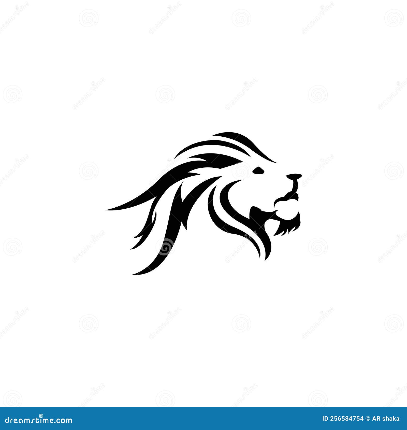 Lion Head Icon Logo Vector Design Stock Vector - Illustration of ...