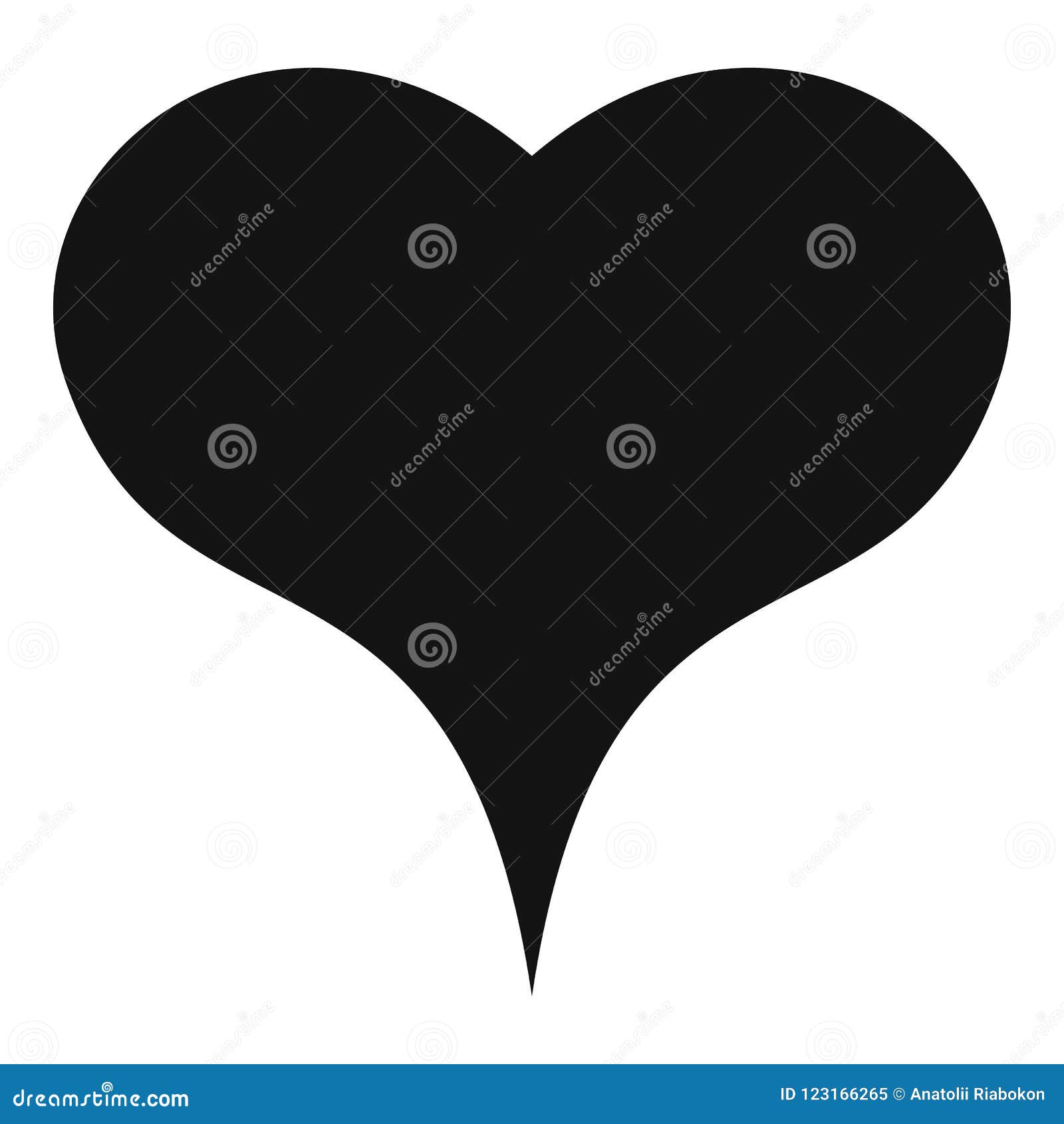 Lion Heart Icon, Simple Style. Stock Illustration - Illustration of ...