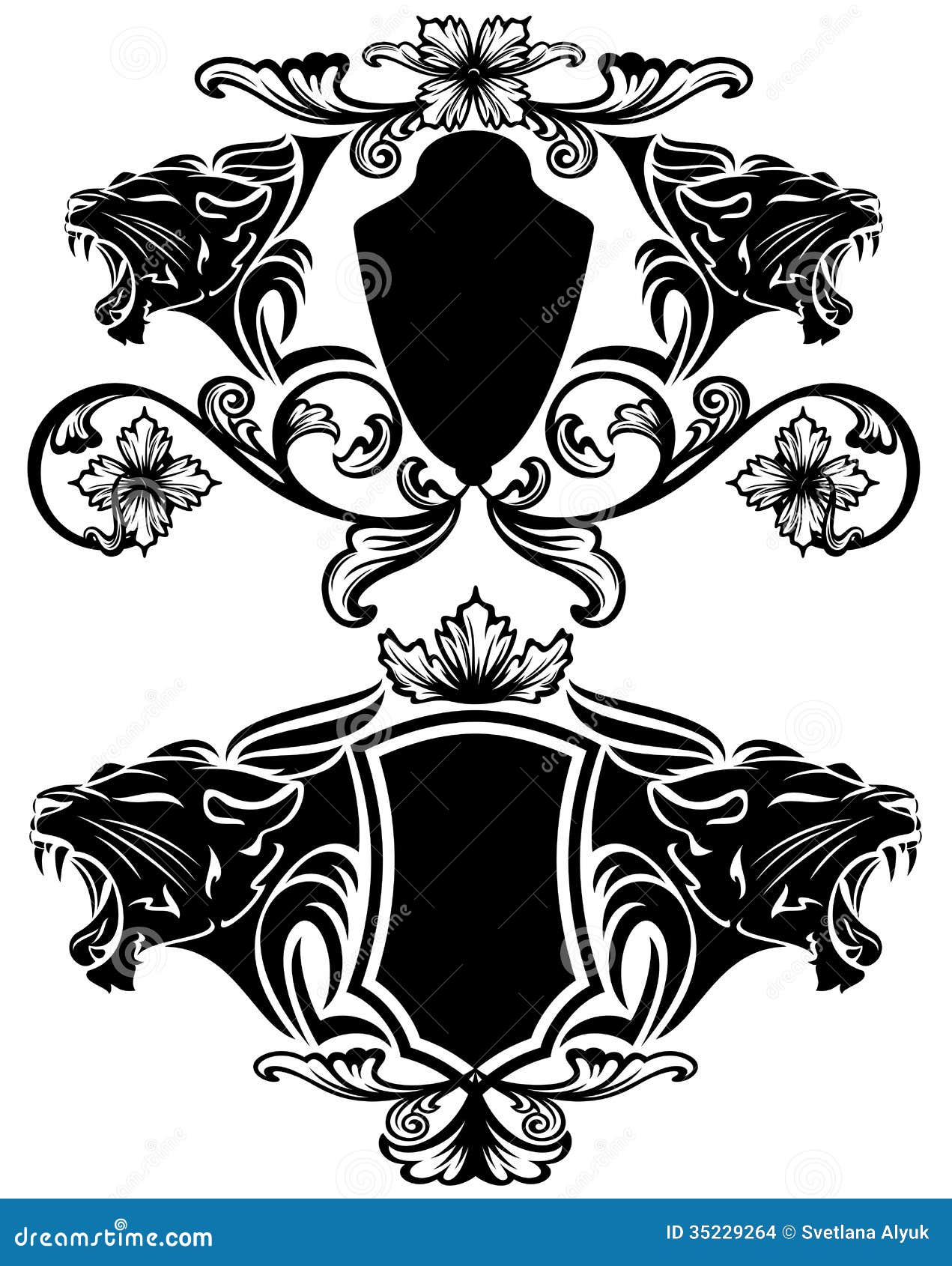 Heraldic Panther Vector Cartoon Vector | CartoonDealer.com #9895165 Heraldic Panther Vector Cartoon Vector | CartoonDealer.com #9895165