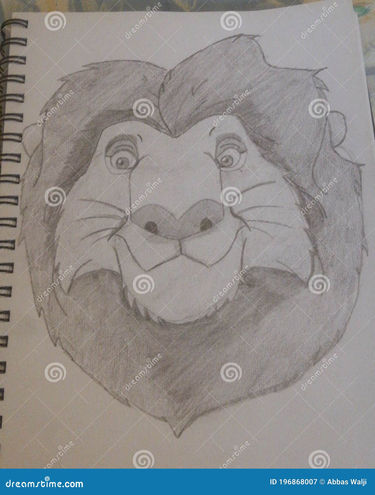 Lion King Mufasa Pai De Simba Fotografia Editorial - Imagem de : 196868007