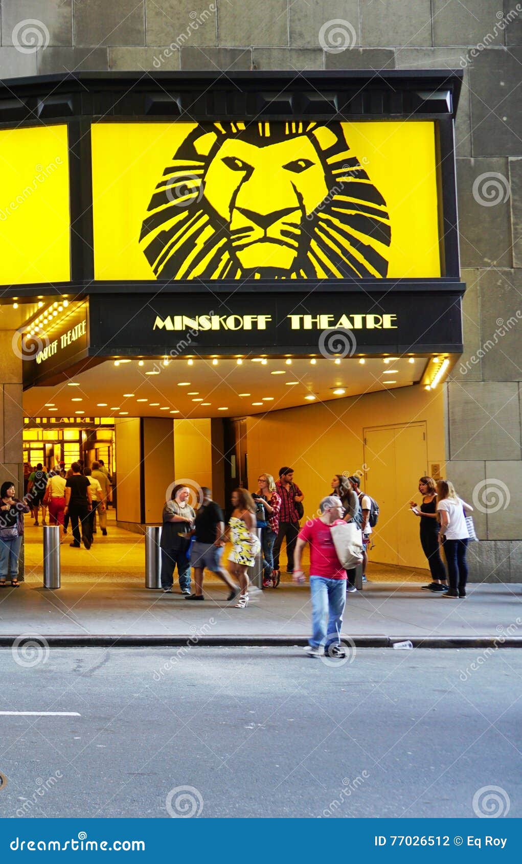 The Lion King Musical at the Minskoff Theater in New York City ... The Lion King Musical at the Minskoff Theater in New York City ...