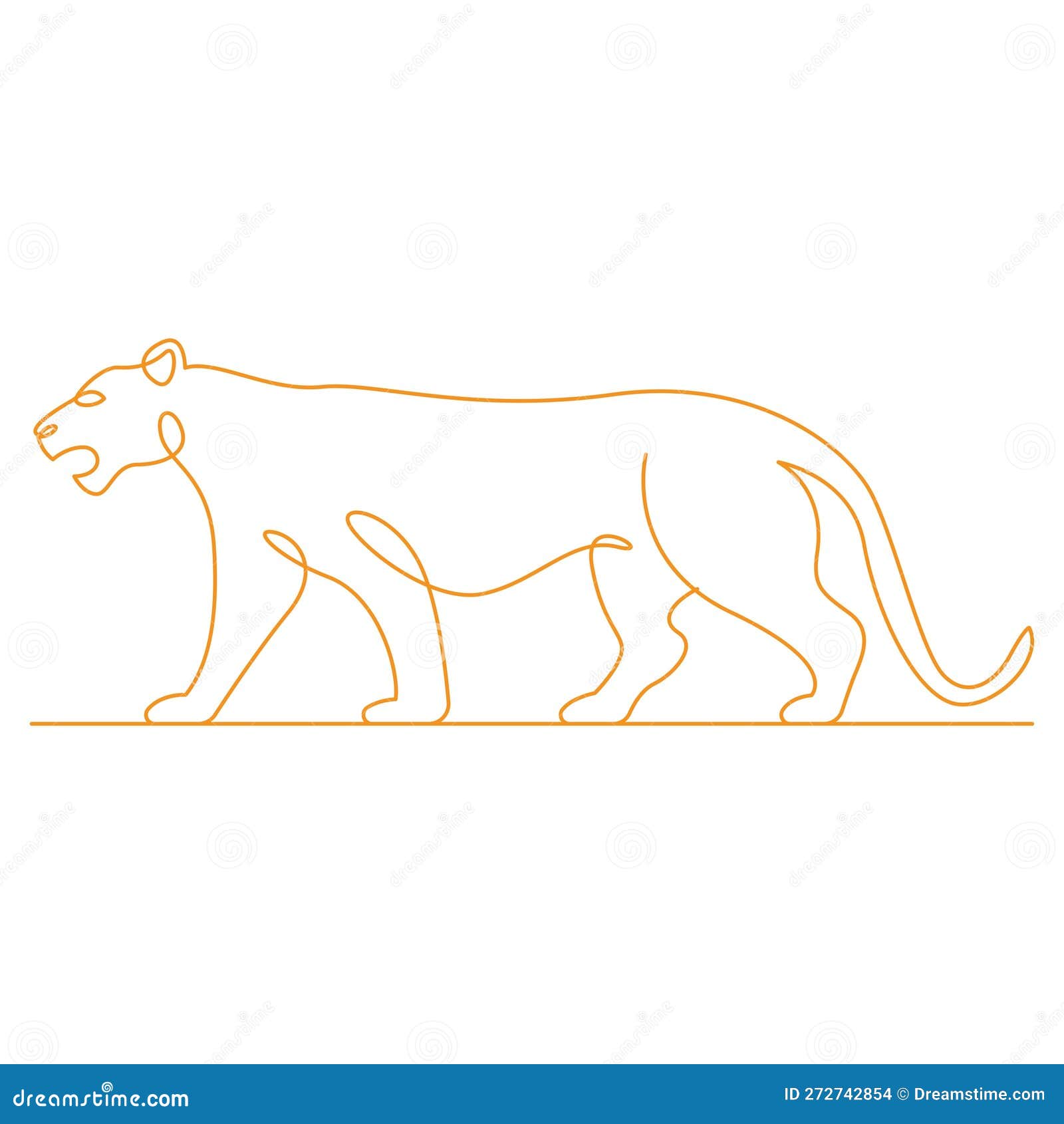 Lion Line Art Logo Icon Design Stock Vector - Illustration of head ...