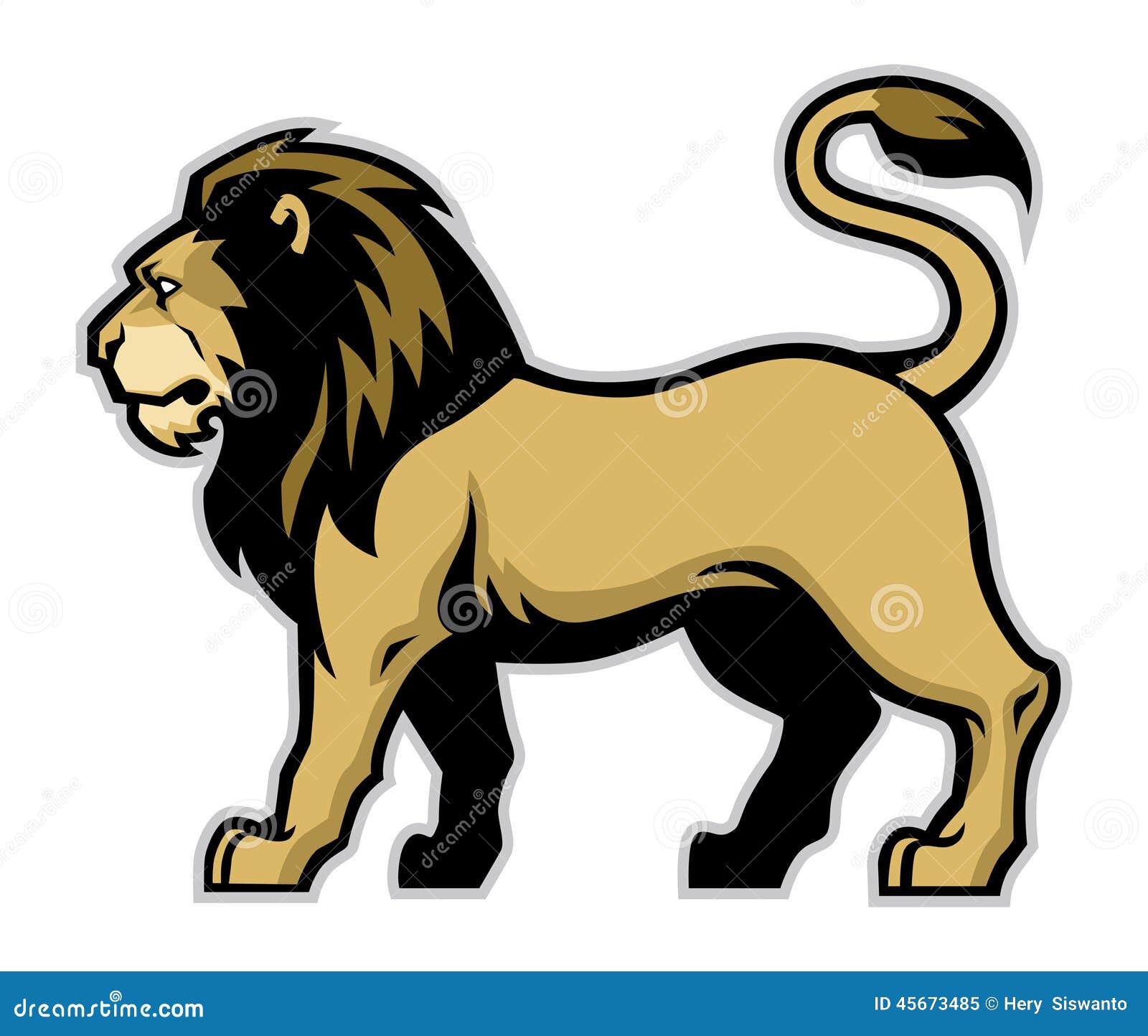 Lion Mascot Esport Logo Design Illustrations Vector Template, Angry ...
