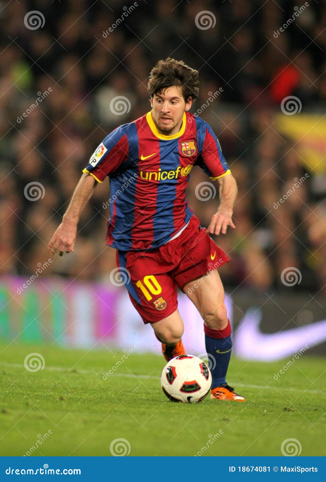 Lion Messi de Barcelone photo éditorial. Image du argentin - 18674081