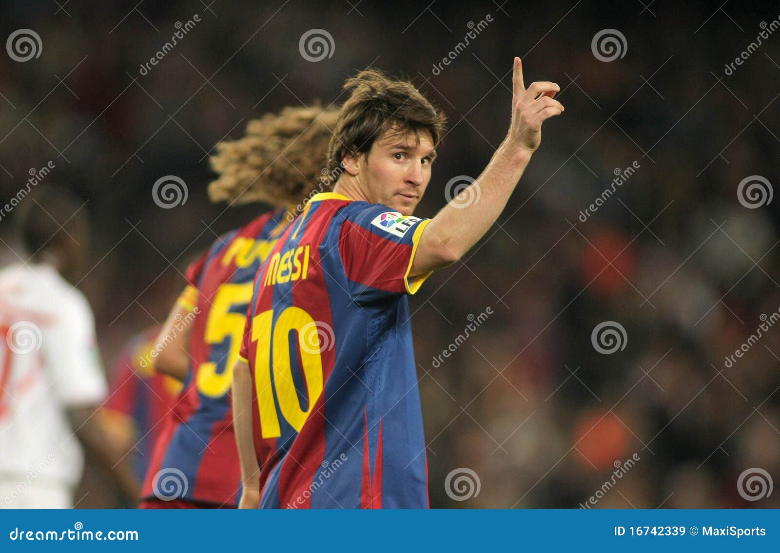 Lion Messi de FC Barcelone image stock éditorial. Image du mieux - 16742339