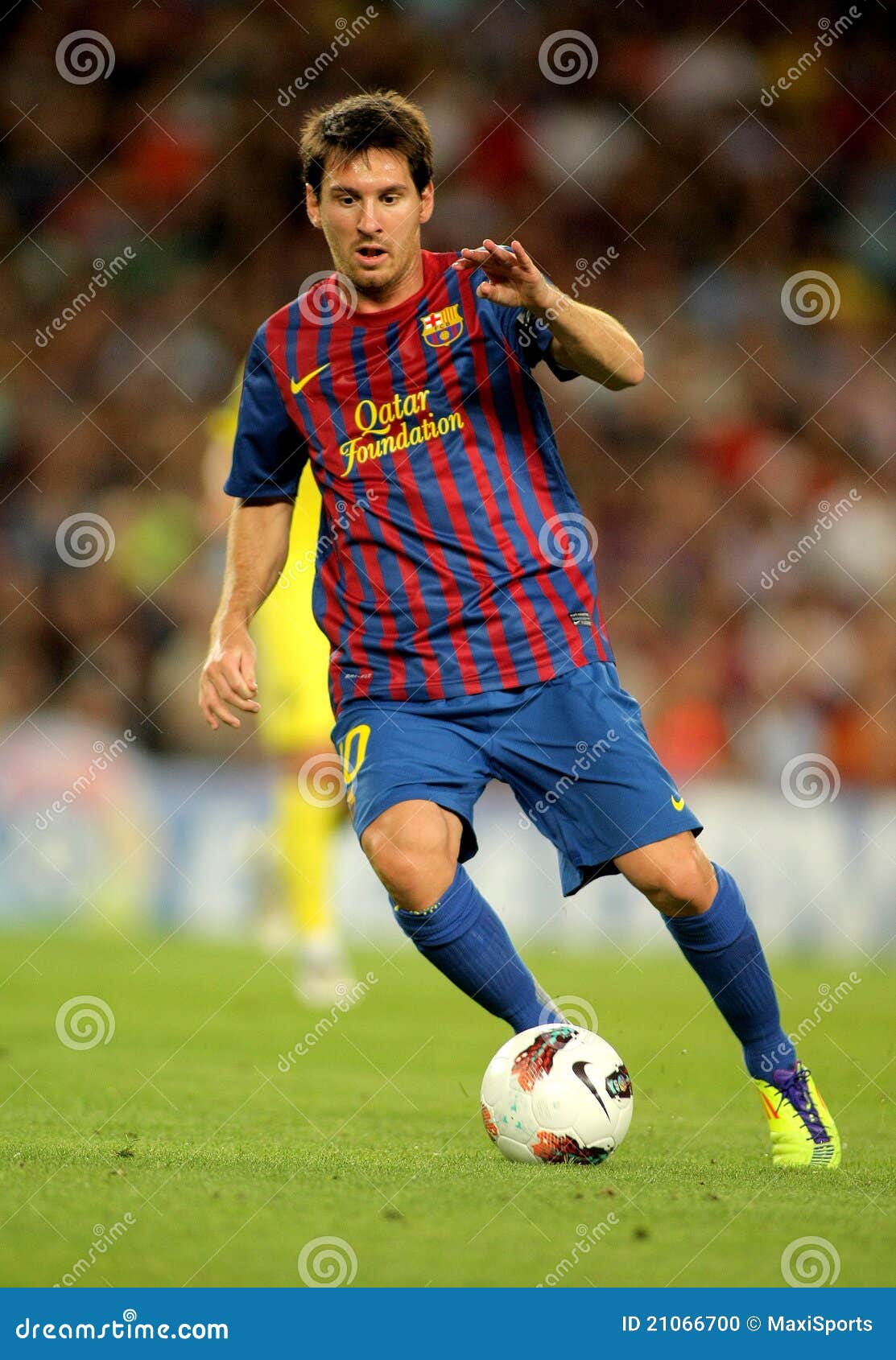 Lion Messi De FC Barcelone Image éditorial - Image: 21066700