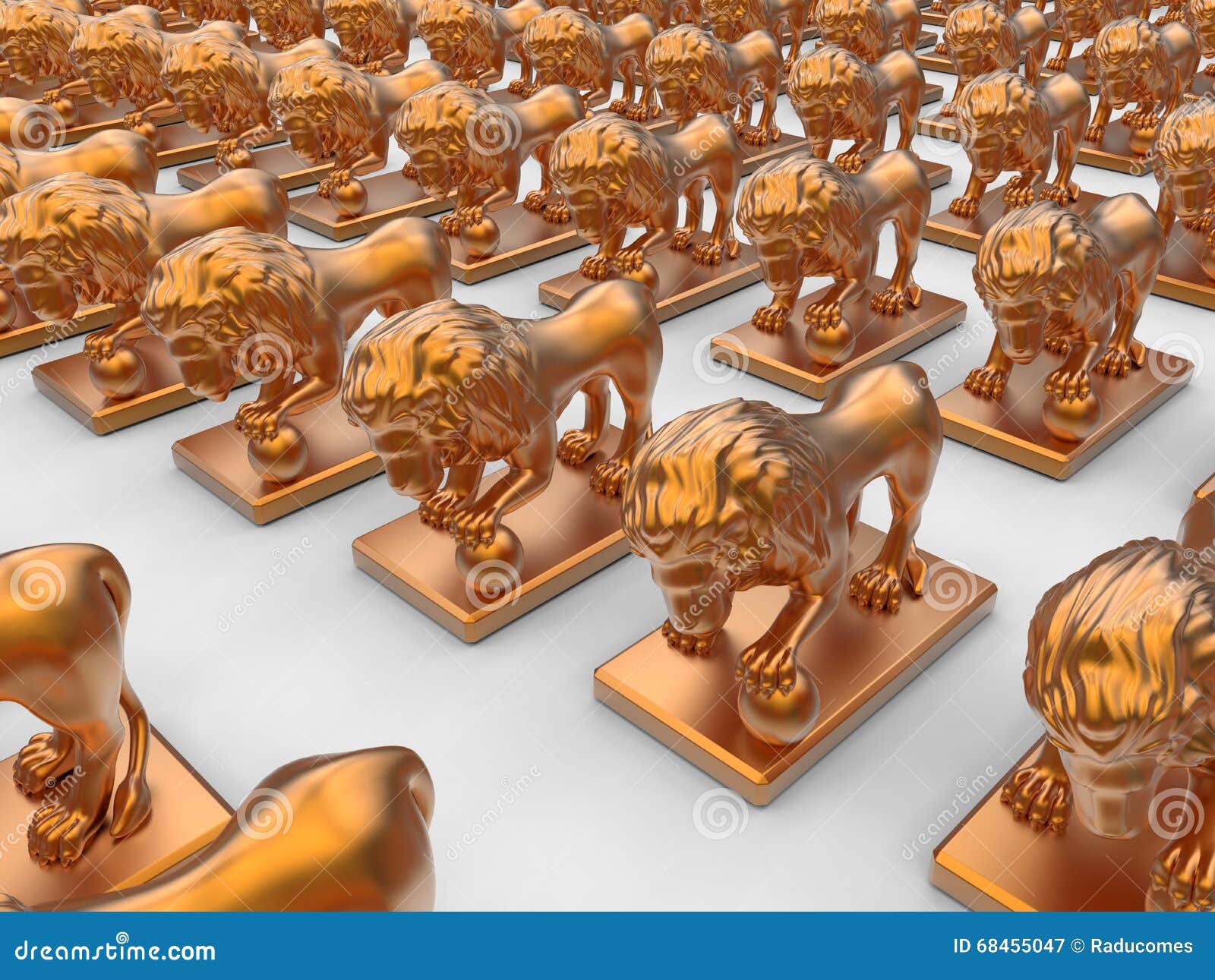 Lion pack concept stock illustration. Illustration of marching - 68455047