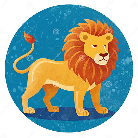 Lion stand up picture stock illustration. Illustration of standing ...