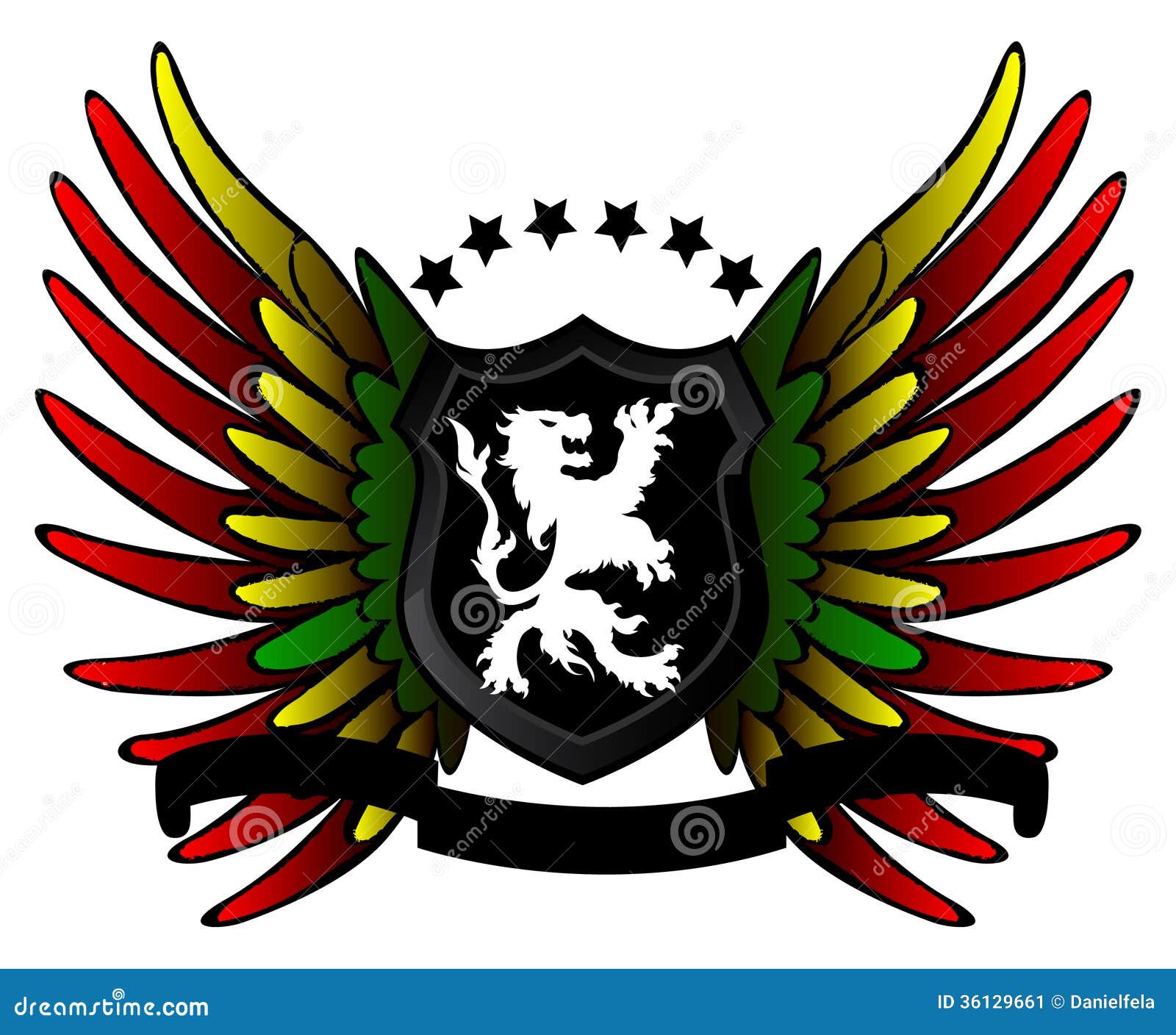 Lion Rasta Shield stock vector. Illustration of king - 36129661