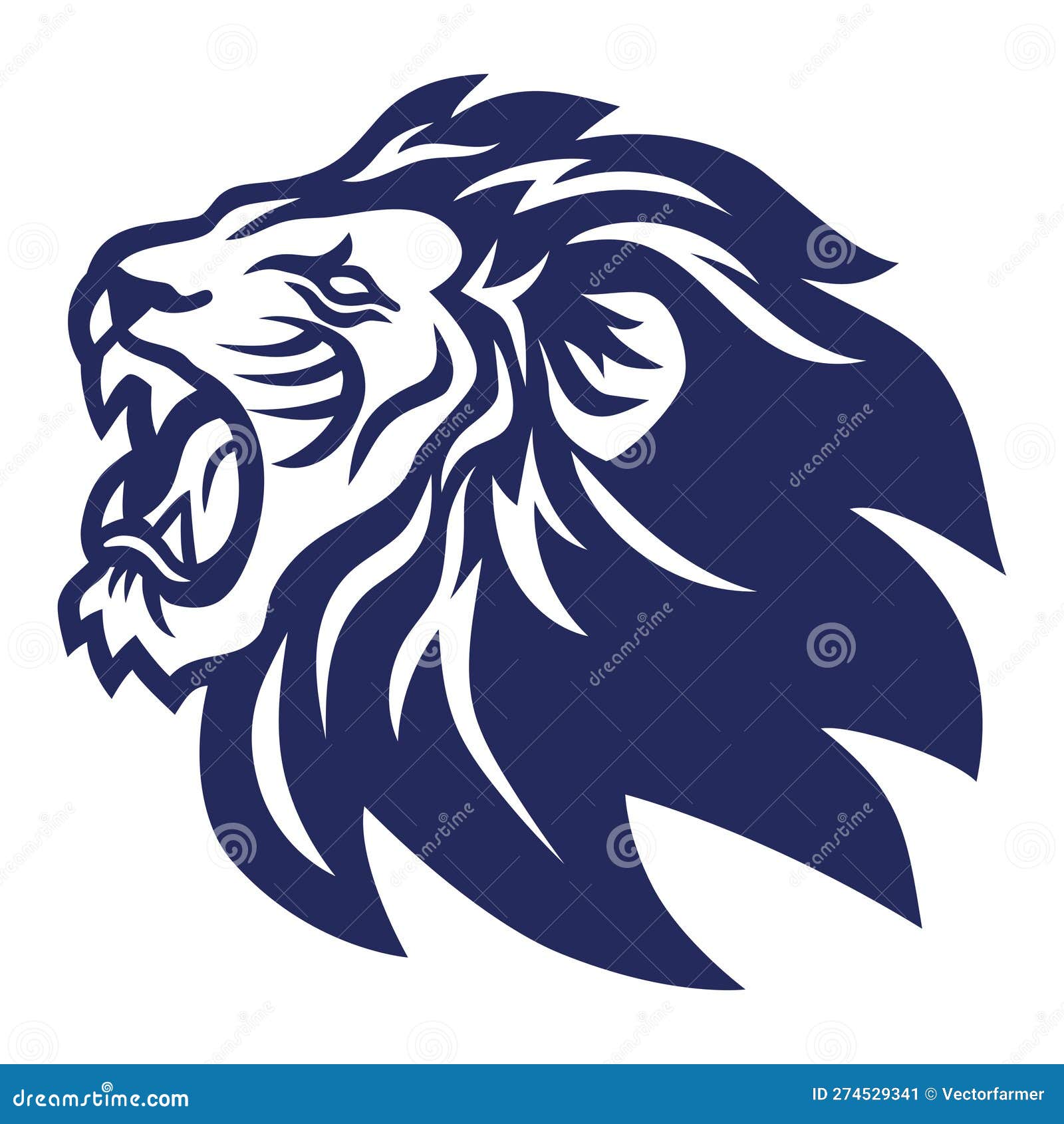 Lion Roar Logo Icon Sports Mascot Template Vector Stock Vector ... Lion Roar Logo Icon Sports Mascot Template Vector Stock Vector ...
