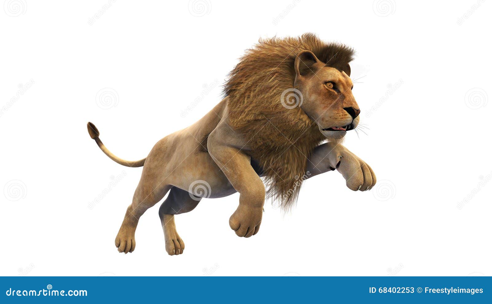 Lion Running Silhouettes Vector Illustration | CartoonDealer.com #41105580