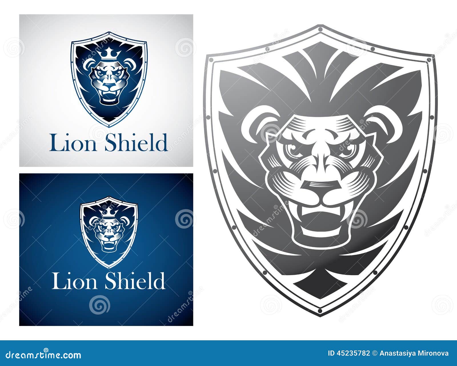 Medieval Shield Design Lion