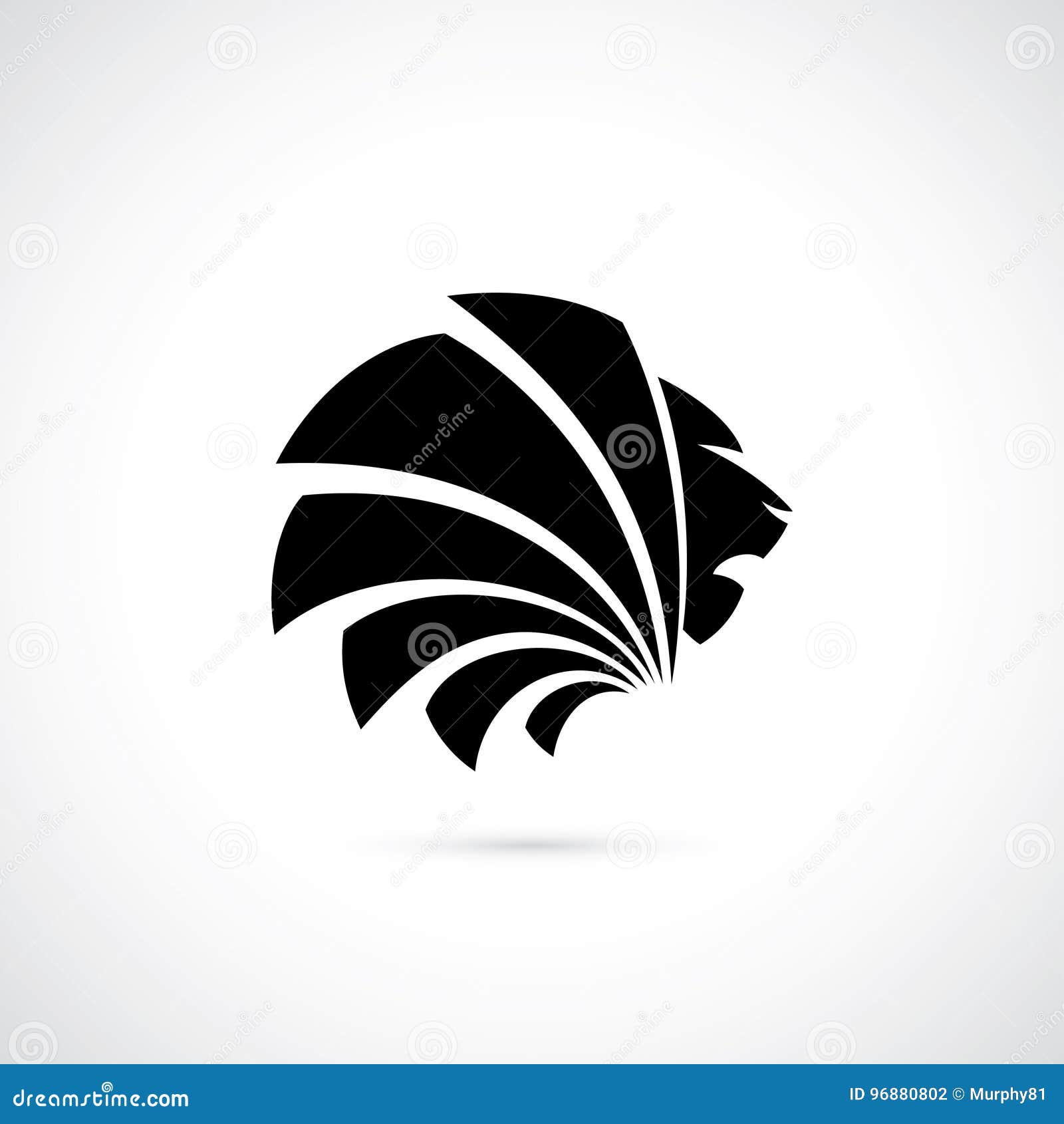 Lion Sign Logo. Leo Emblem Icon. Wild Animal Savanna. Africa Predator ...