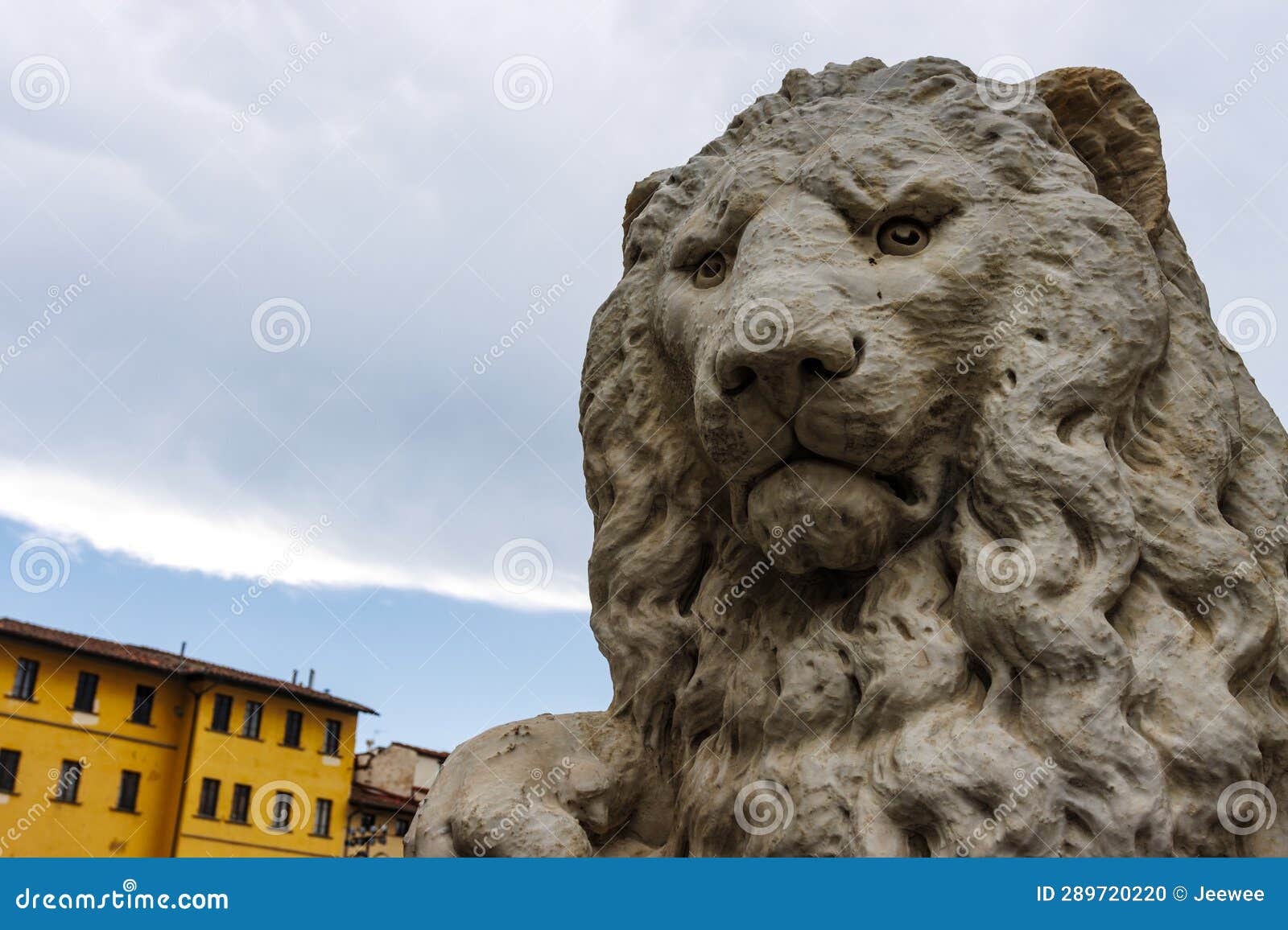 Lion Statue in Florence, Italy, Europe Stock Photo - Image of sculpture ...