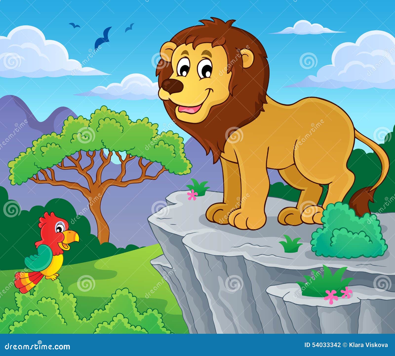 Lion theme image 1 stock vector. Illustration of drawing - 54033342