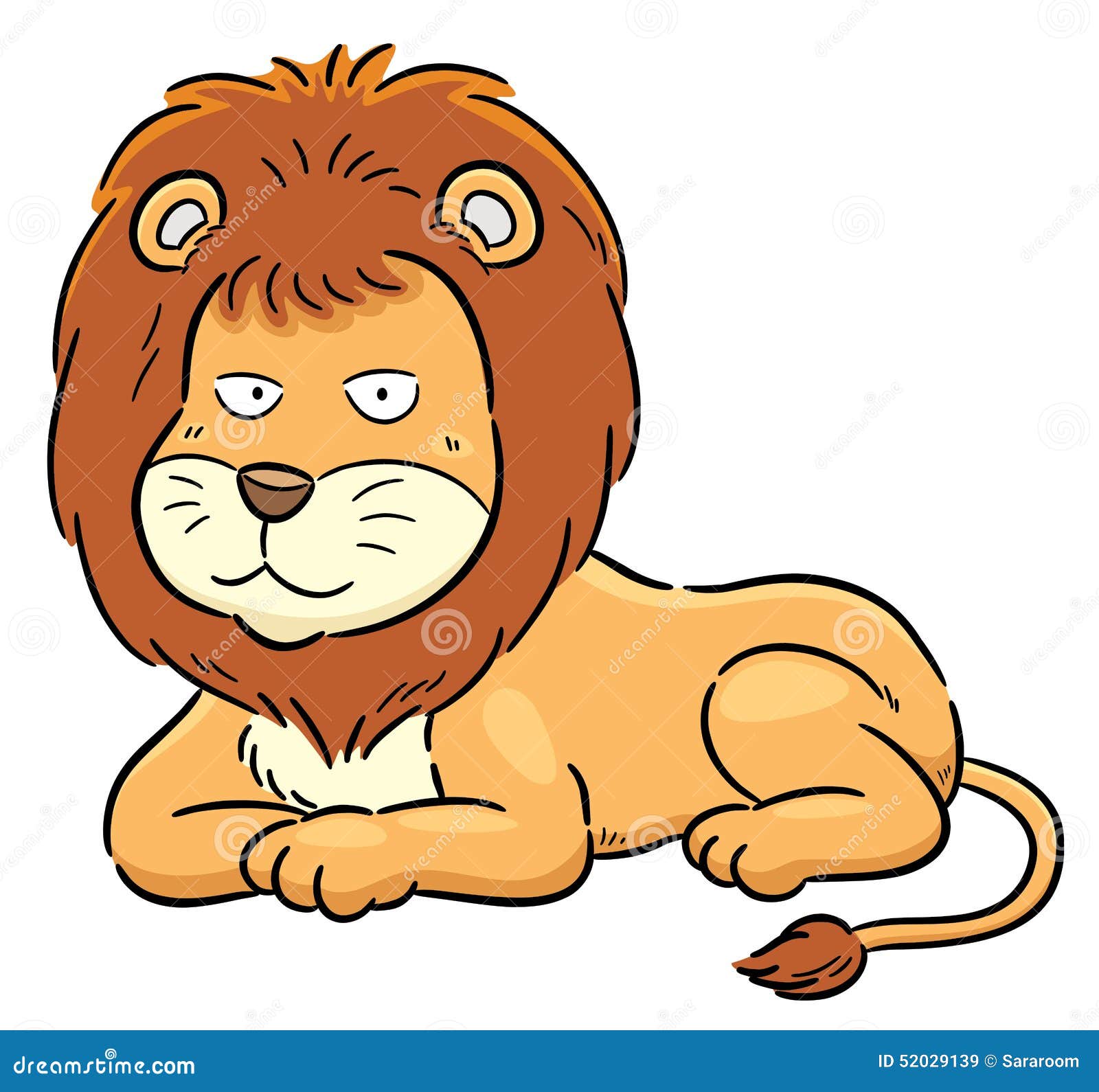 Lion stock vector. Illustration of lion, roar, male, character - 52029139