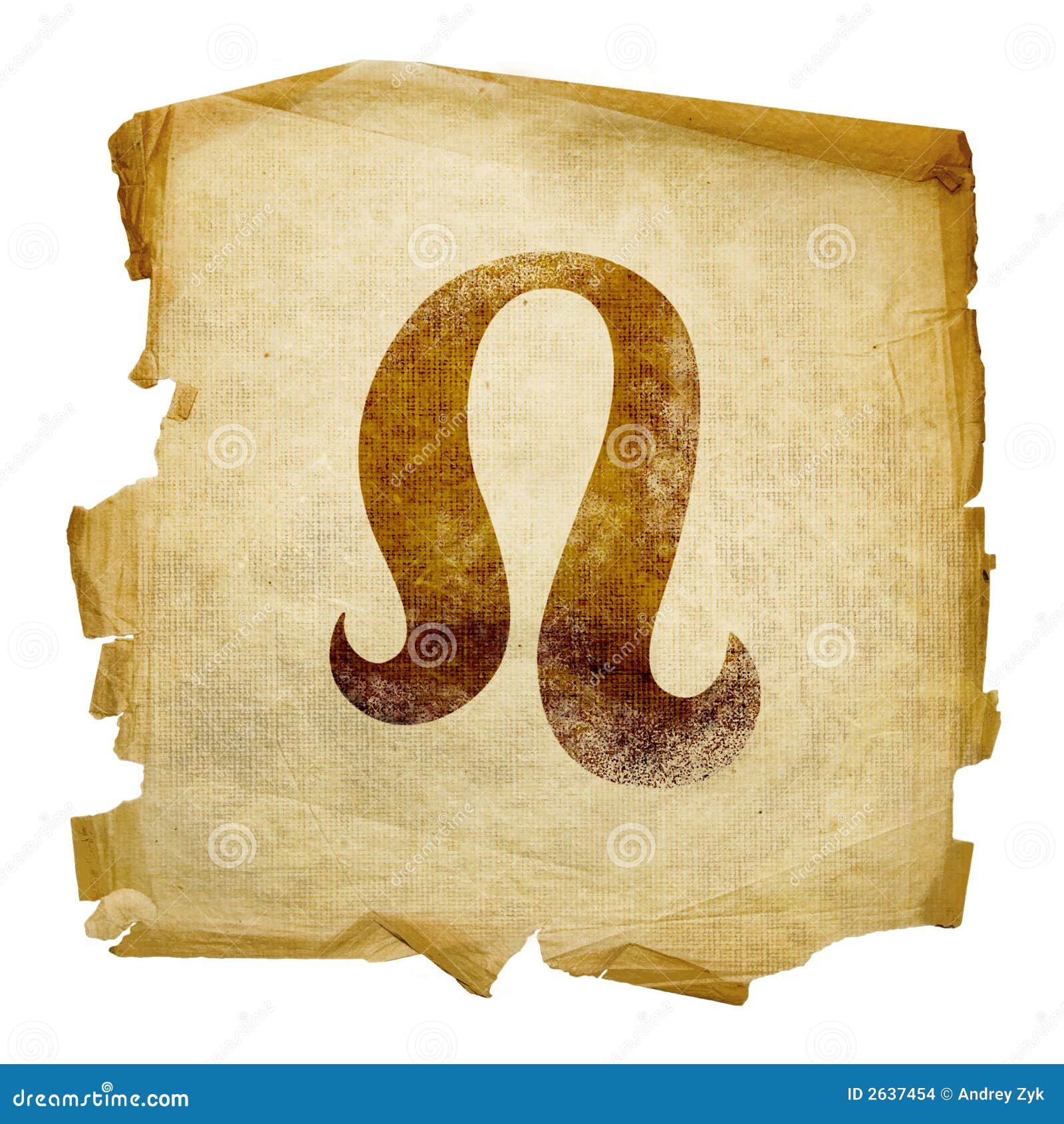 Leo The Lion Zodiac Constellation Map On A Starry Space Background With ...