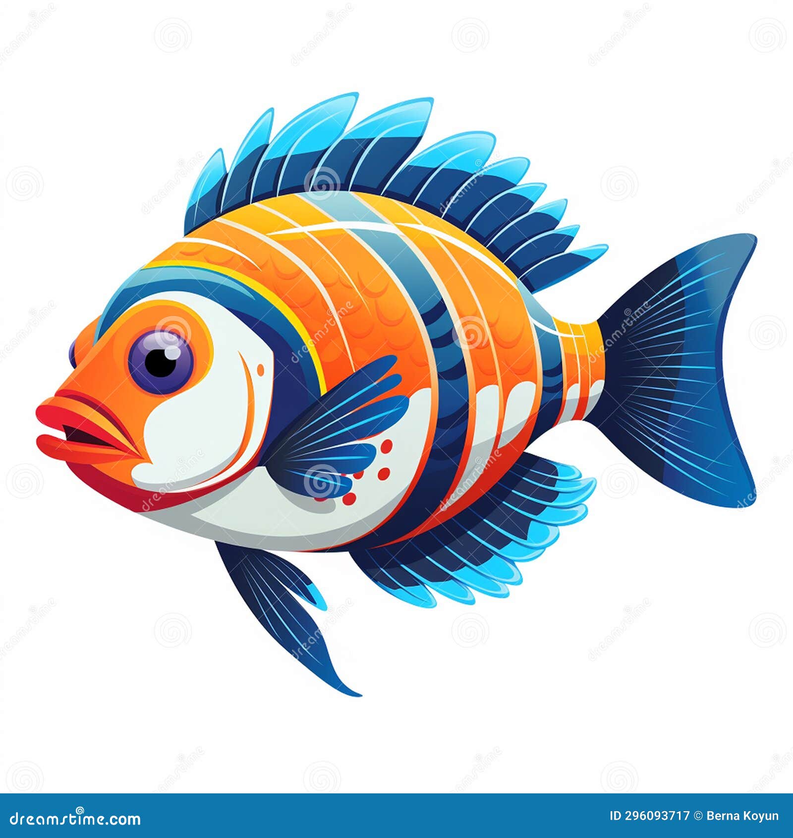 Lionfish Poster for Ocean Conservation Stock Illustration ...