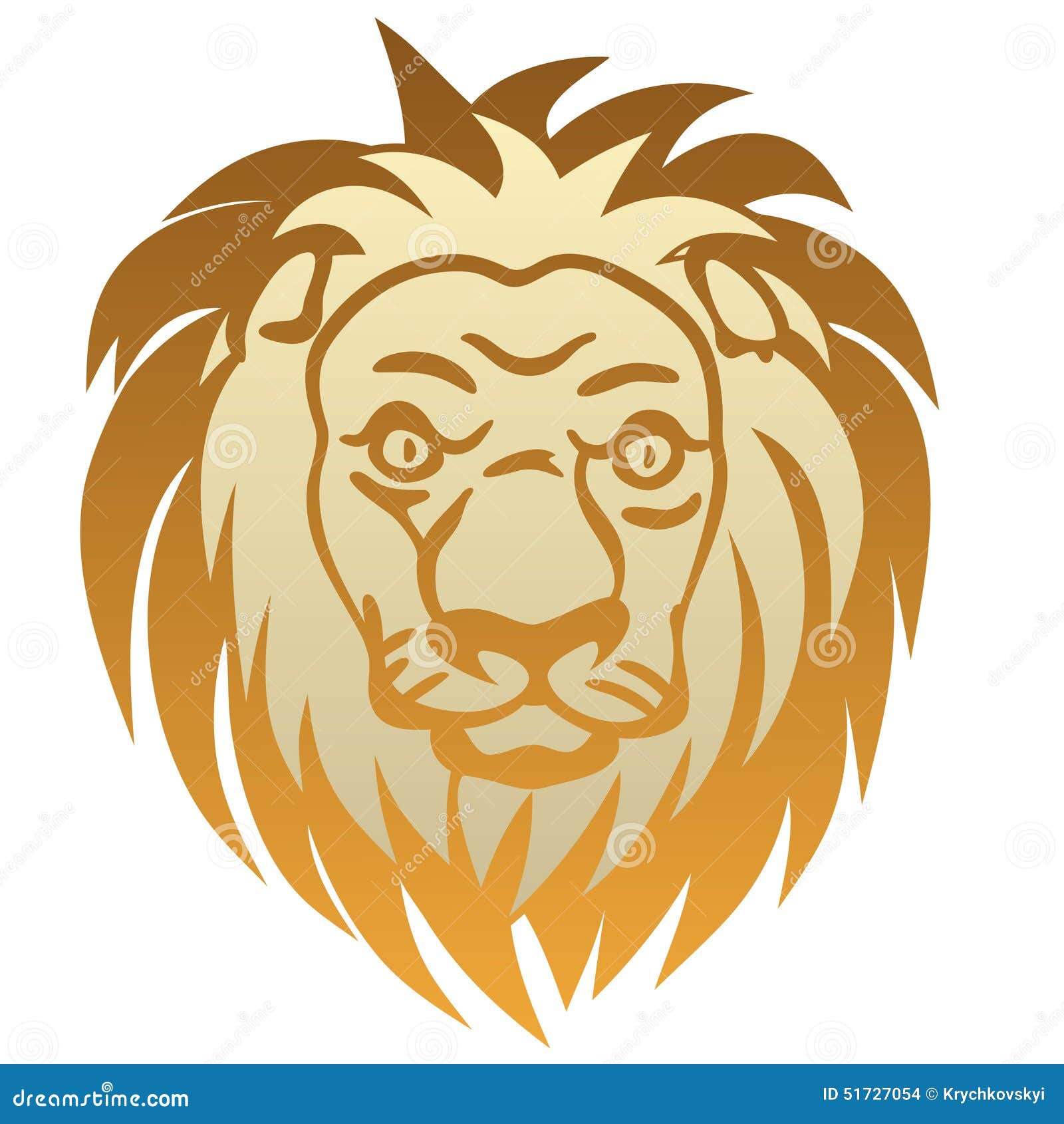 Lionhead. stock illustration. Illustration of emblem - 51727054
