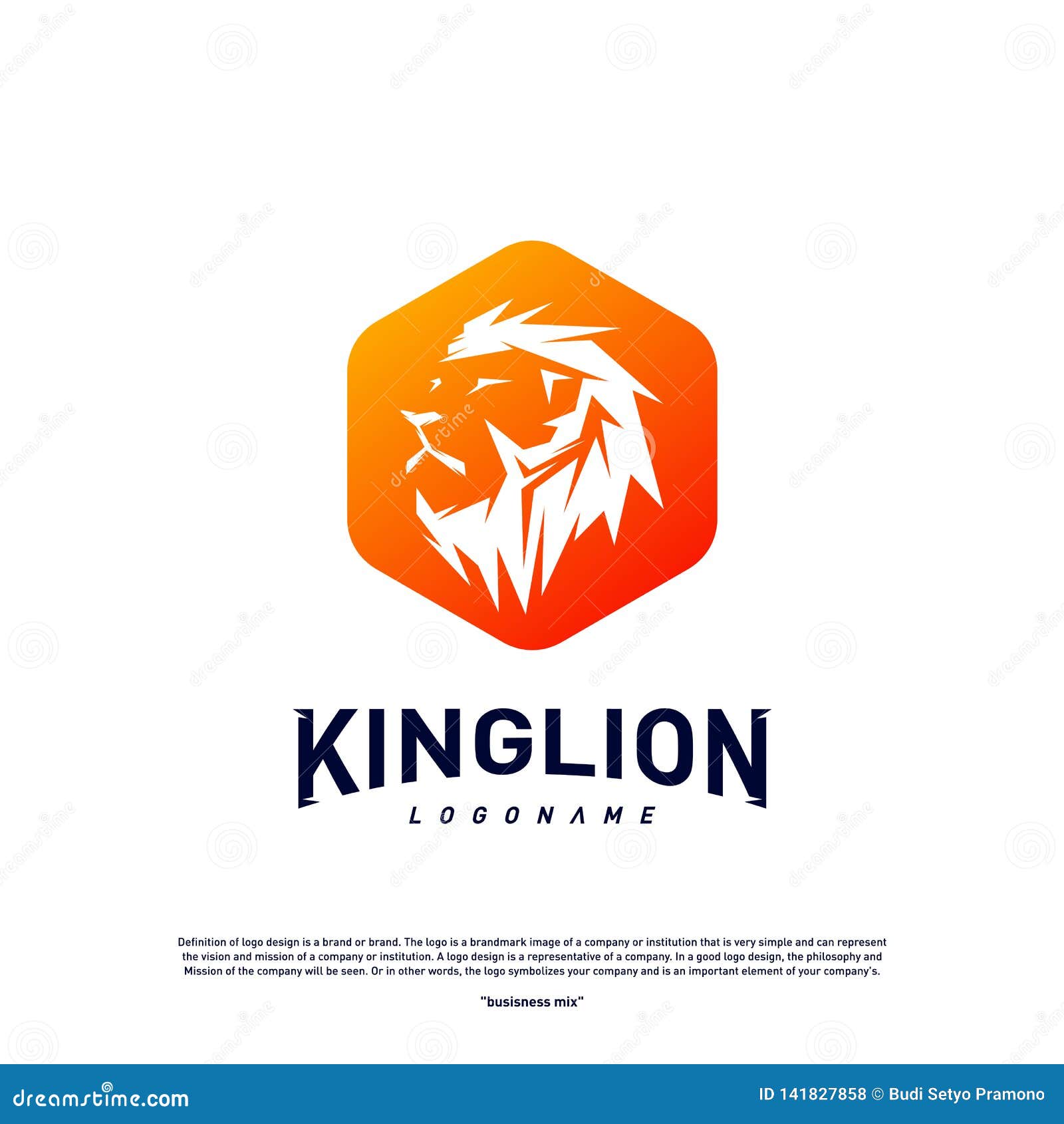 Lions Logo Design Concept. King Lions Logo Design Template Vector. Icon ...