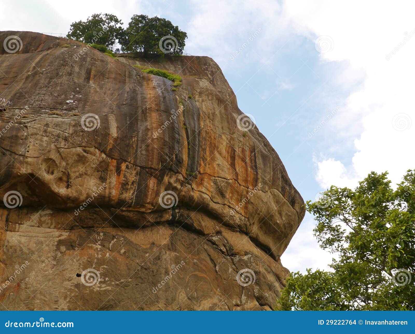 The Lions Rock (Sigiriya) In Sri Lanka Royalty-Free Stock Photography ...