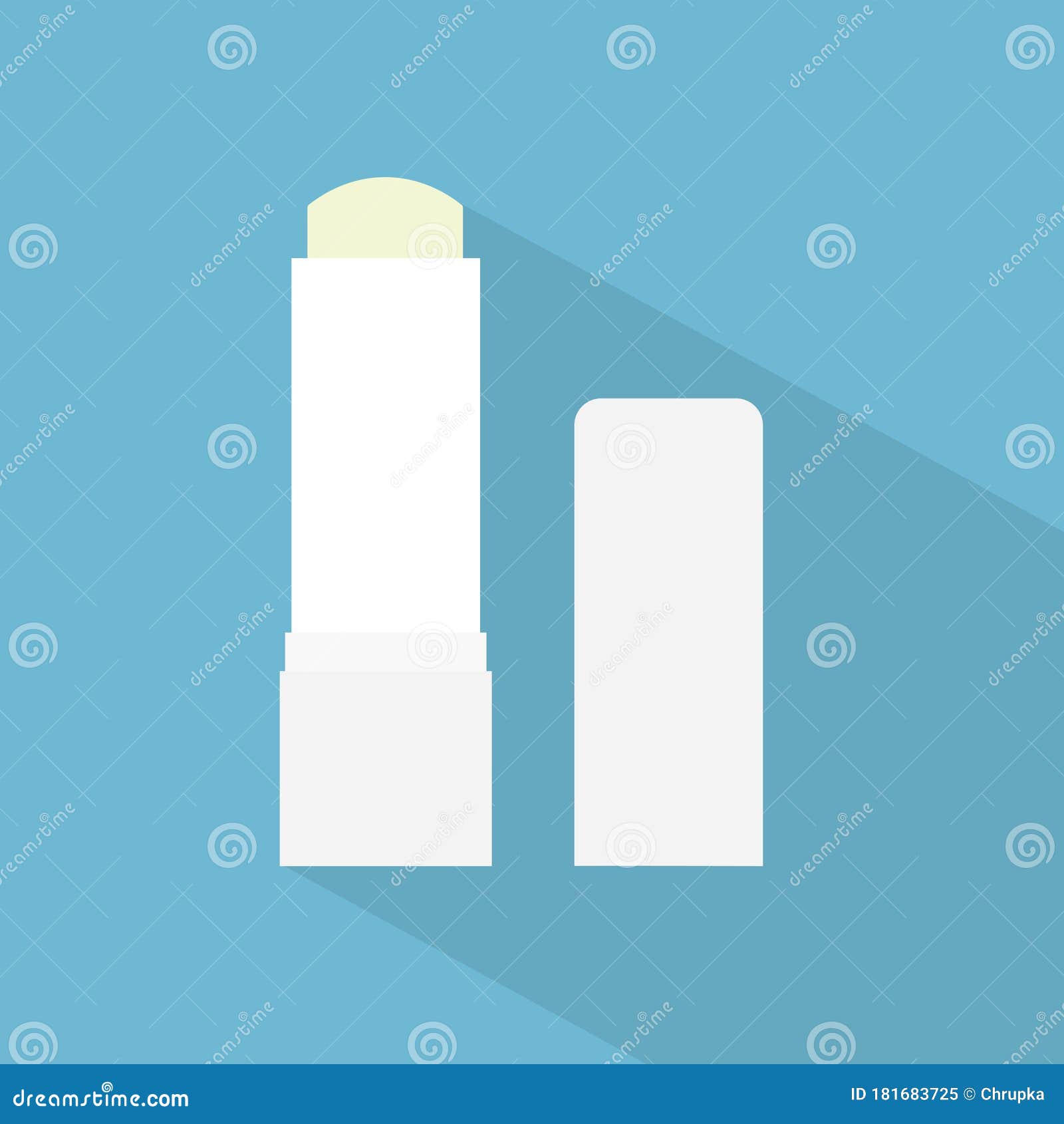 Lip balm icon stock vector. Illustration of gloss, pretty - 181683725