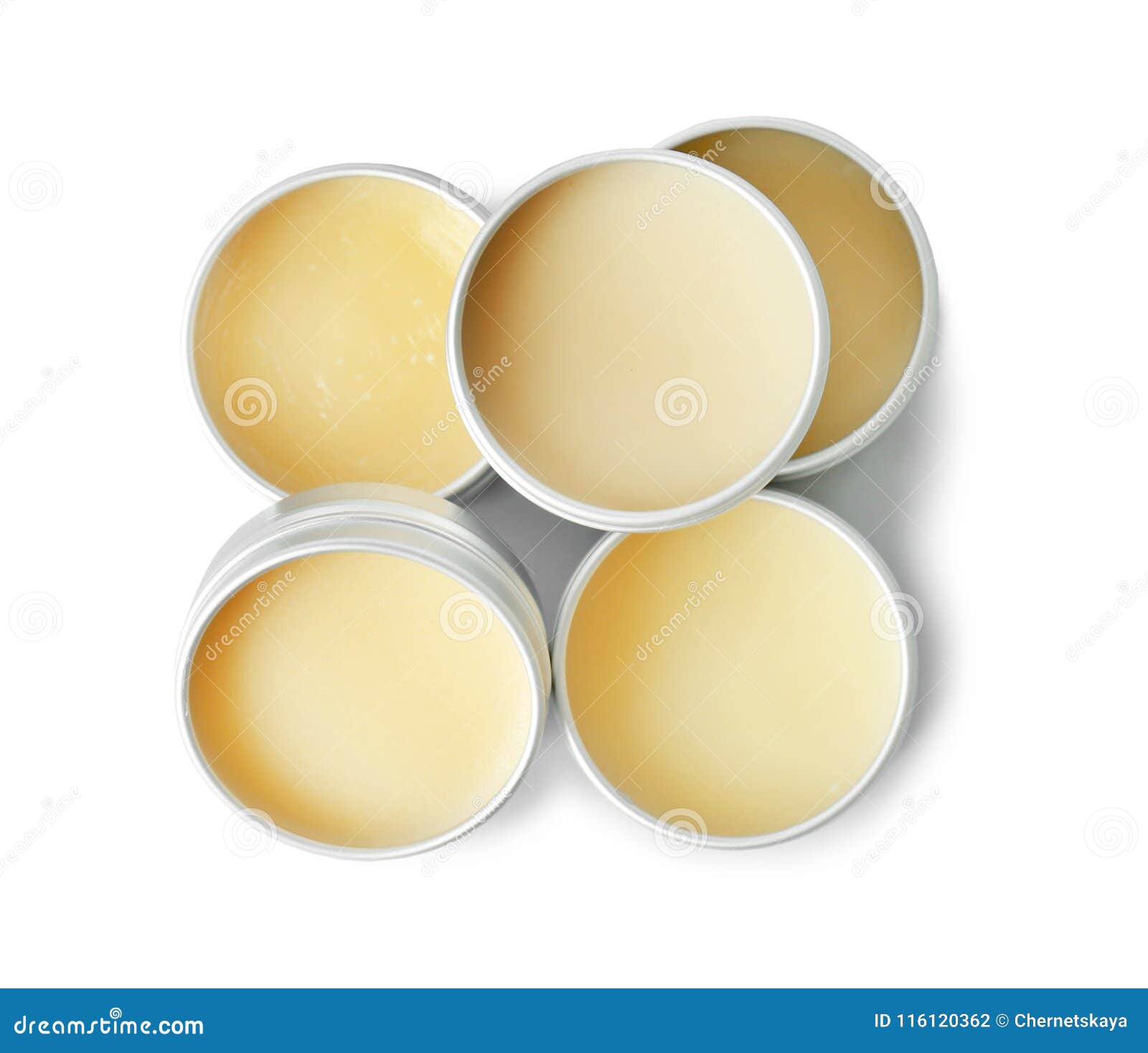Lip Balms on Grey Background Stock Photo - Image of jars, beauty: 116120362