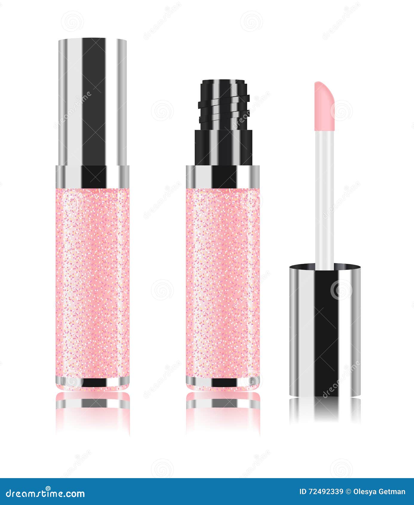 Lip gloss. Vector stock vector. Illustration of pomade - 72492339