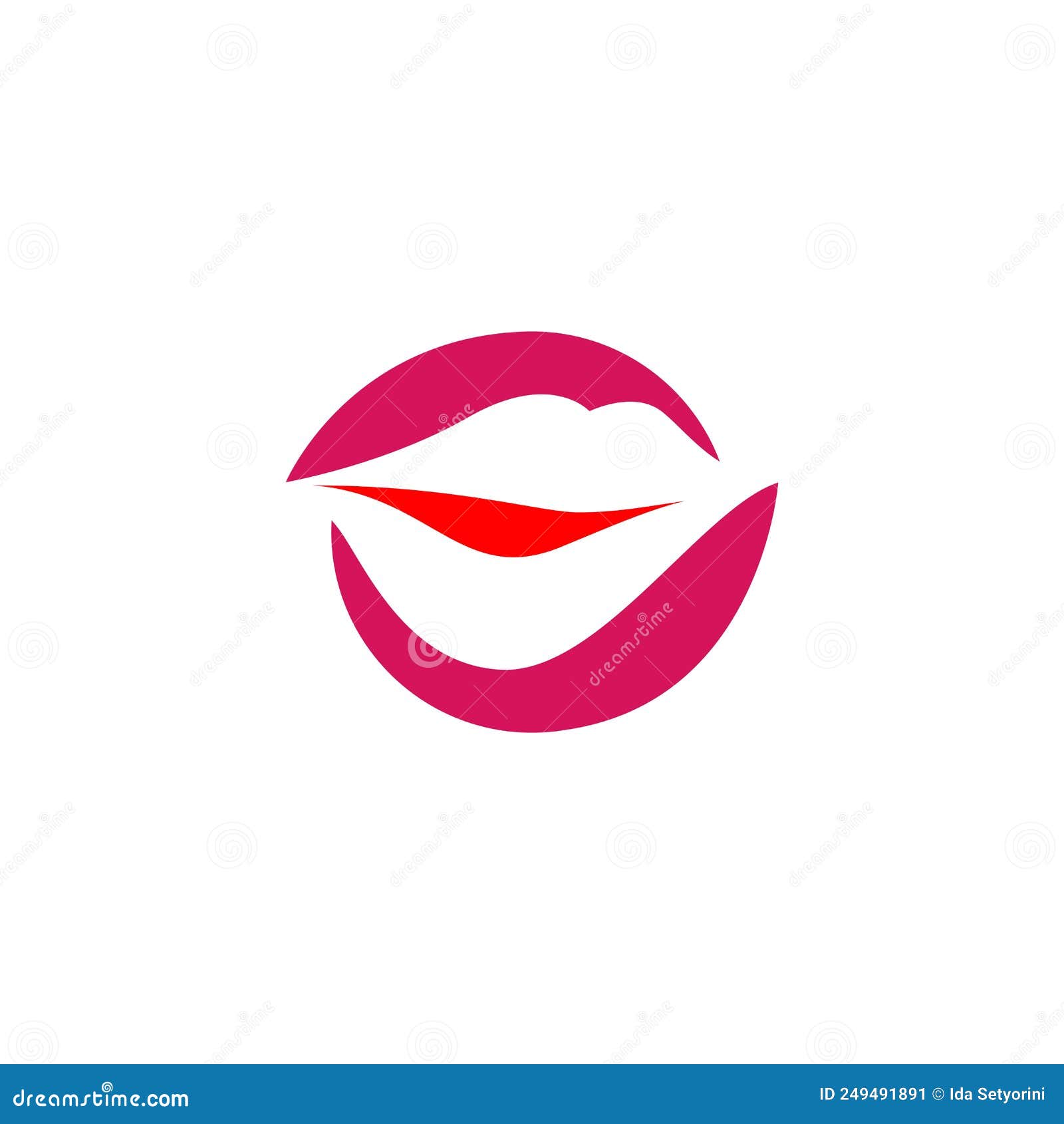 Lip Logo Vector Illustration Design Stock Illustration - Illustration ...