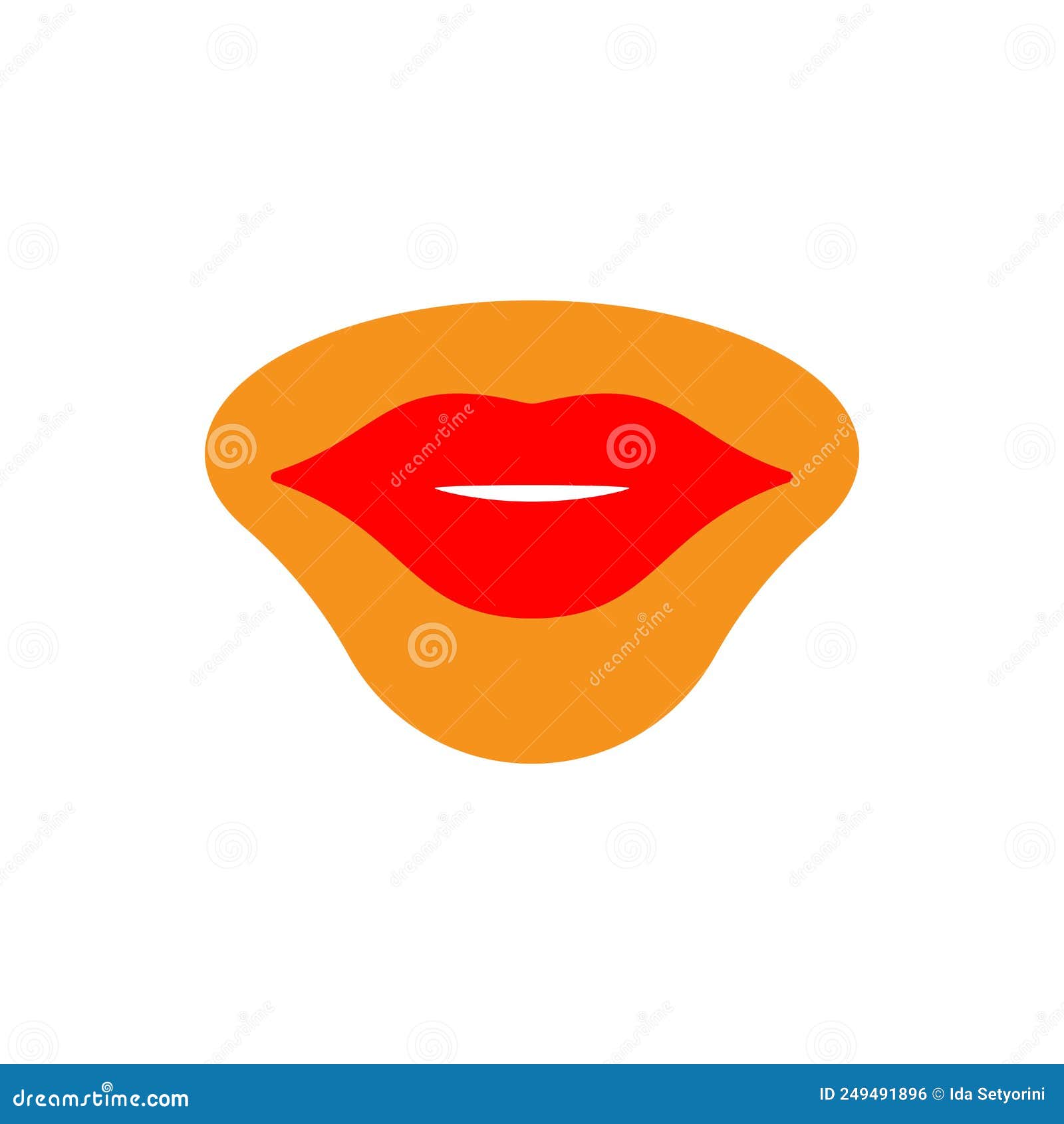 Lip Logo Vector Illustration Design Stock Illustration - Illustration ...