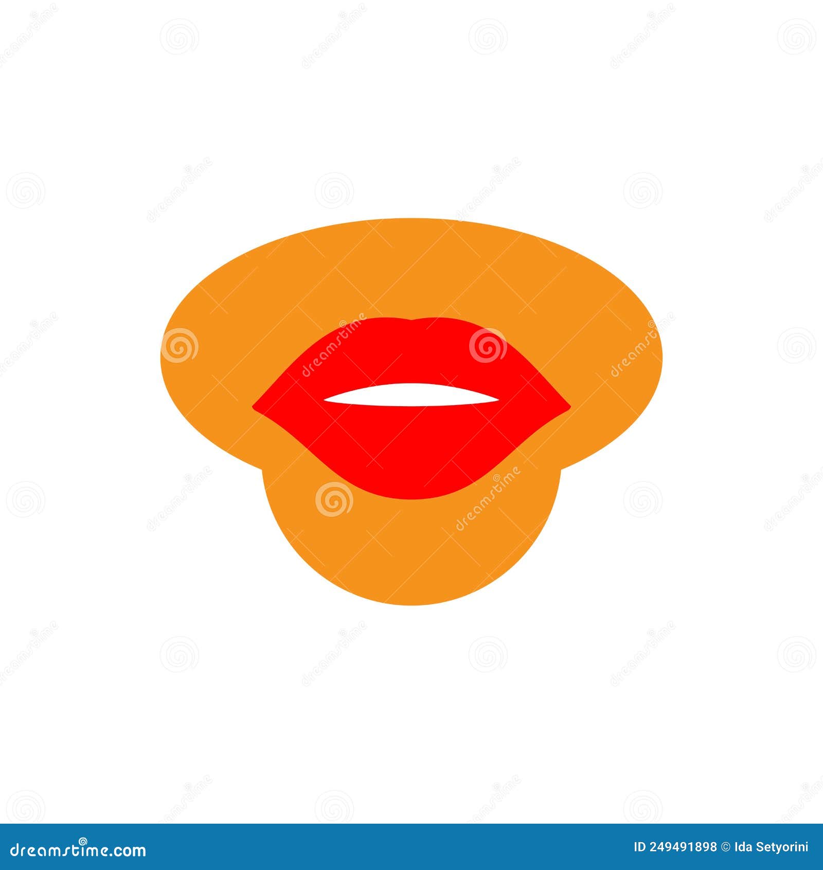 Lip Logo Vector Illustration Design Stock Illustration - Illustration ...