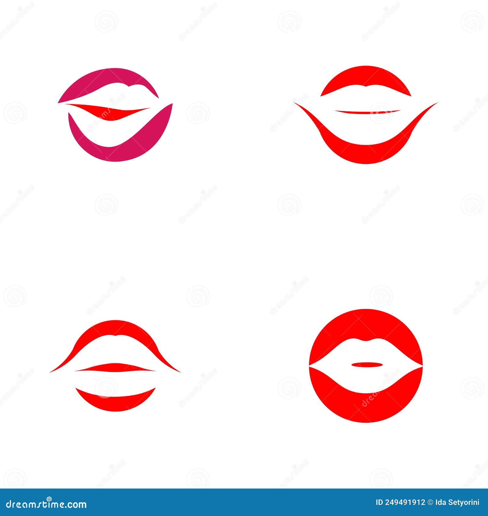 Lip Logo Vector Illustration Design Stock Illustration - Illustration ...