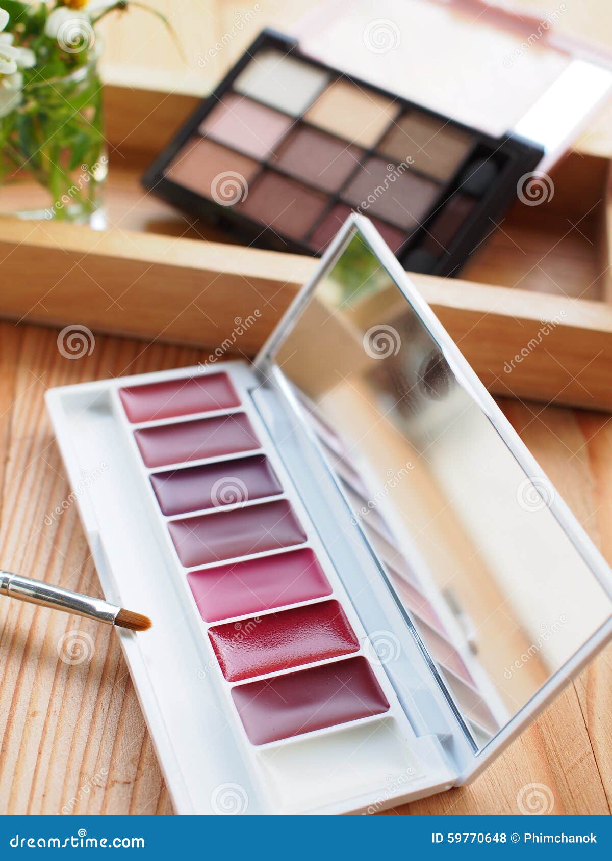 Lip pallet stock photo. Image of glamour, lipstick, cosmetic - 59770648