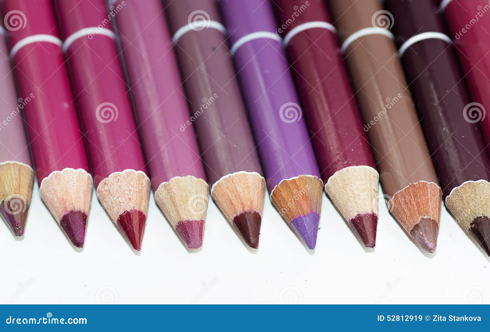 Lip pencils stock image. Image of makeup, colors, variety - 52812919