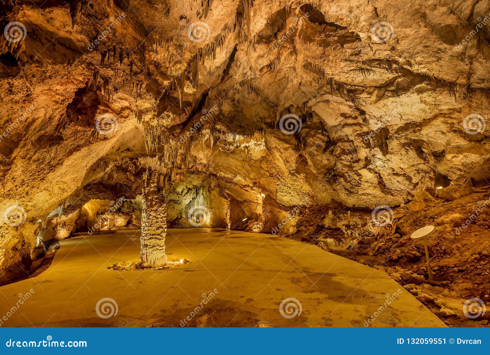 Lipa Cave Lipska Pecina in Cetinje, Montenegro Editorial Photo - Image ...