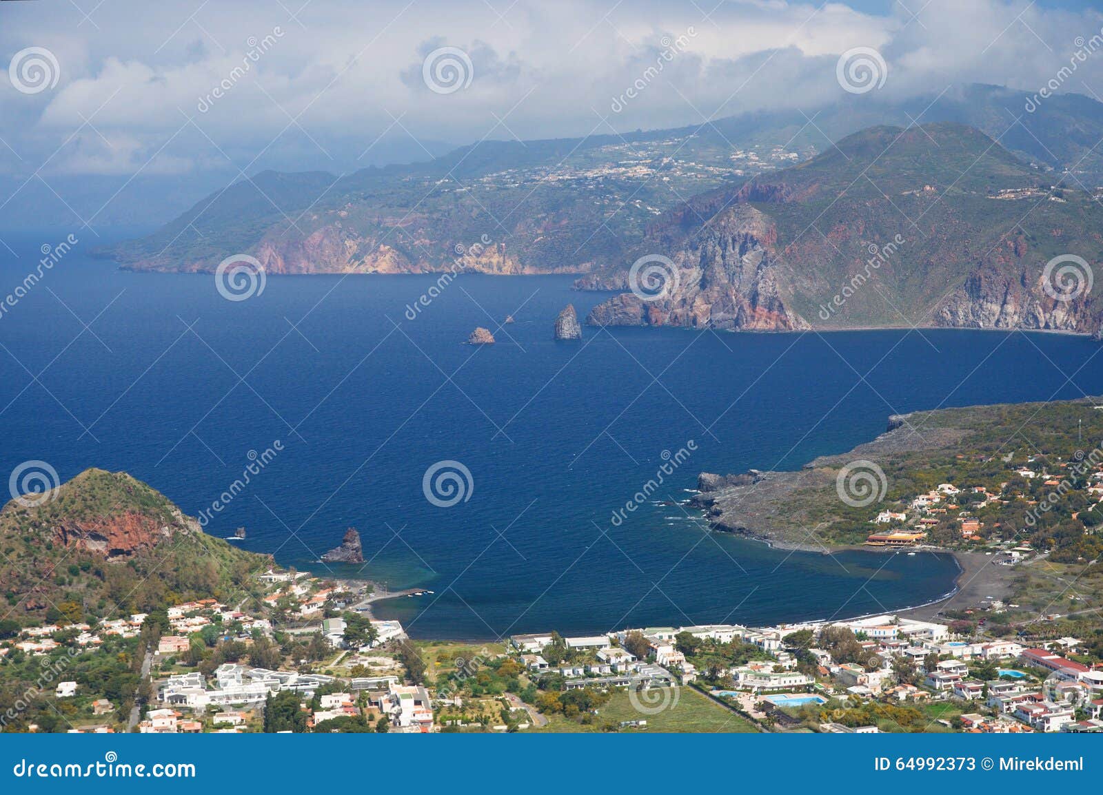 Lipari, Islas Eólicas, Italia Imagen de archivo - Imagen de viaje ...