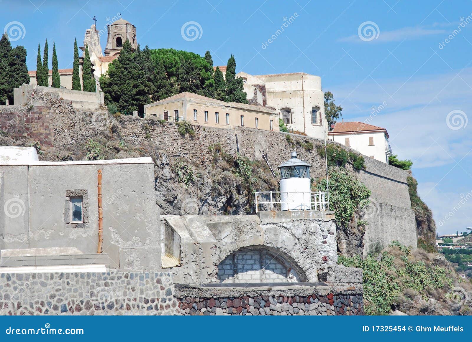Lipari, Italy, View from Marina Corta Stock Photo - Image of sicily ...