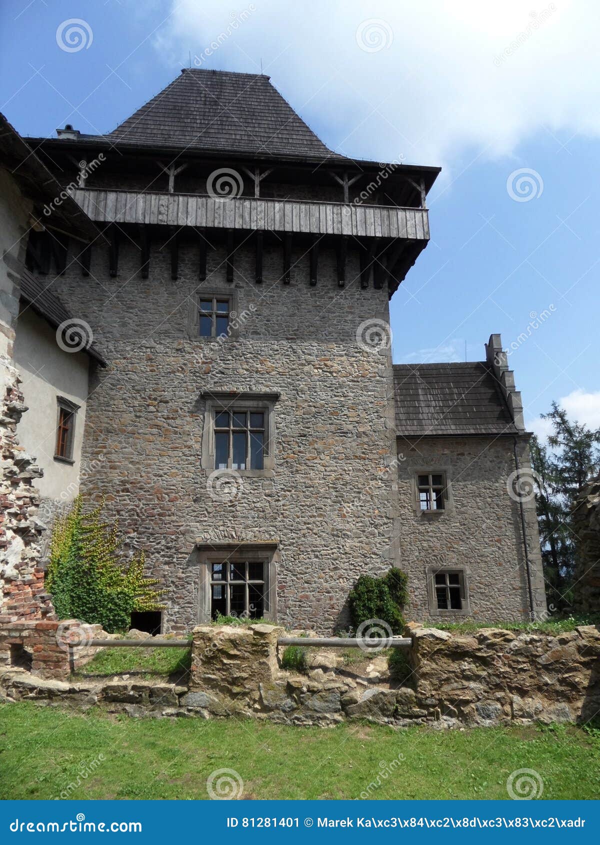Lipnice castle stock image. Image of lipnice, landmarks - 81281401