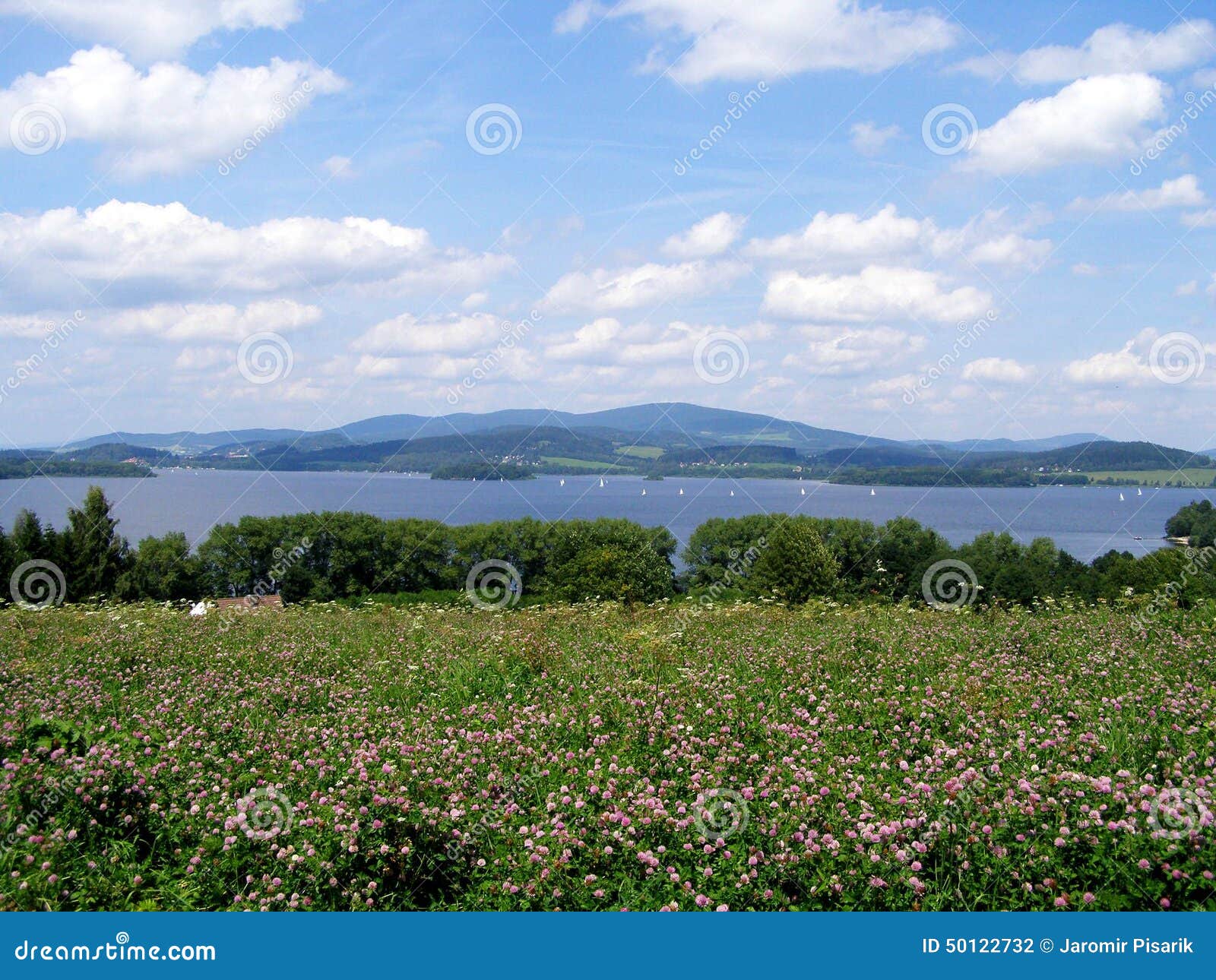 Lipno lake, Sumava stock photo. Image of sumava, summer - 50122732