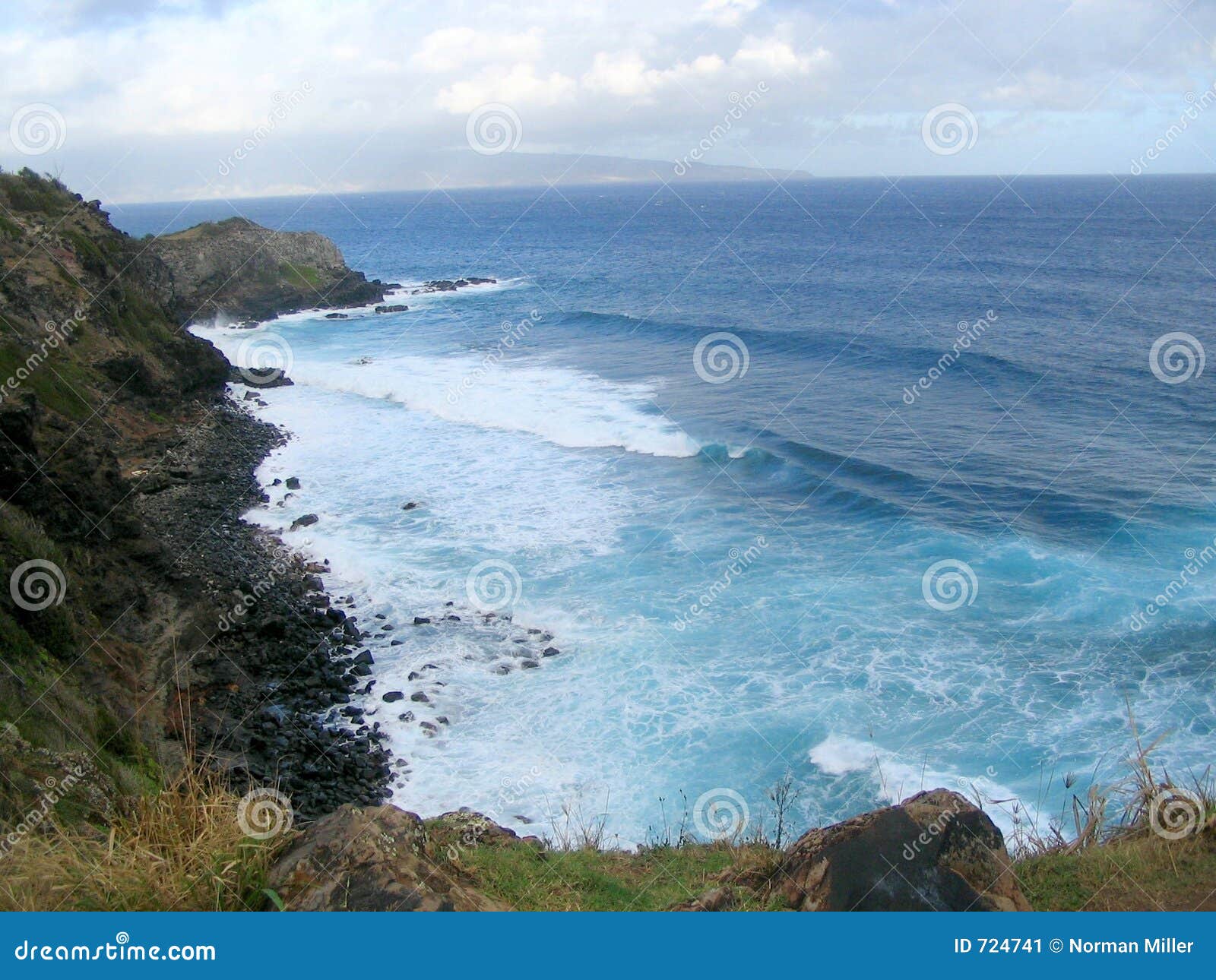 Lipoa Point stock image. Image of kapalua, surfing, paradise - 724741
